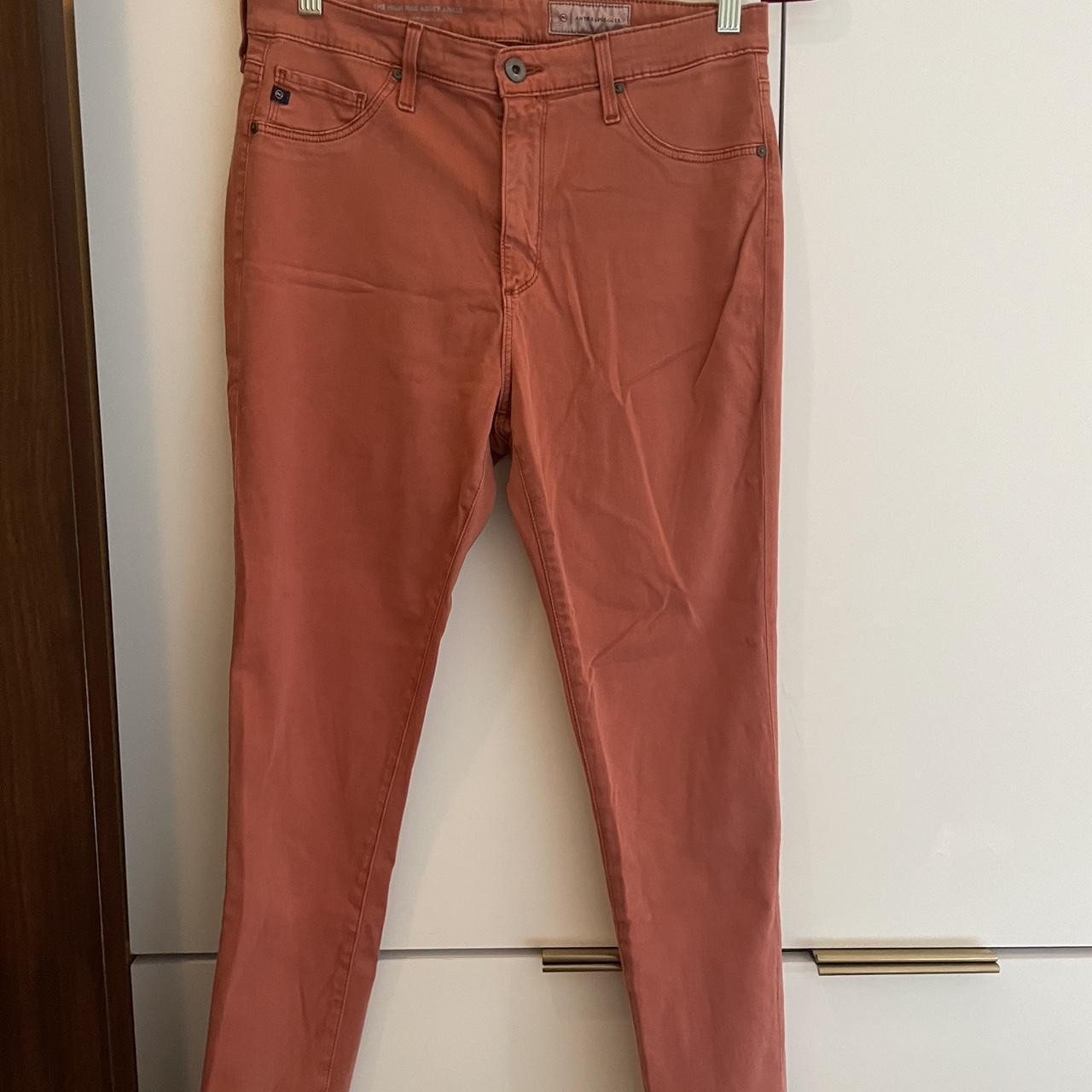 AG Jeans Women's Orange Jeans | Depop