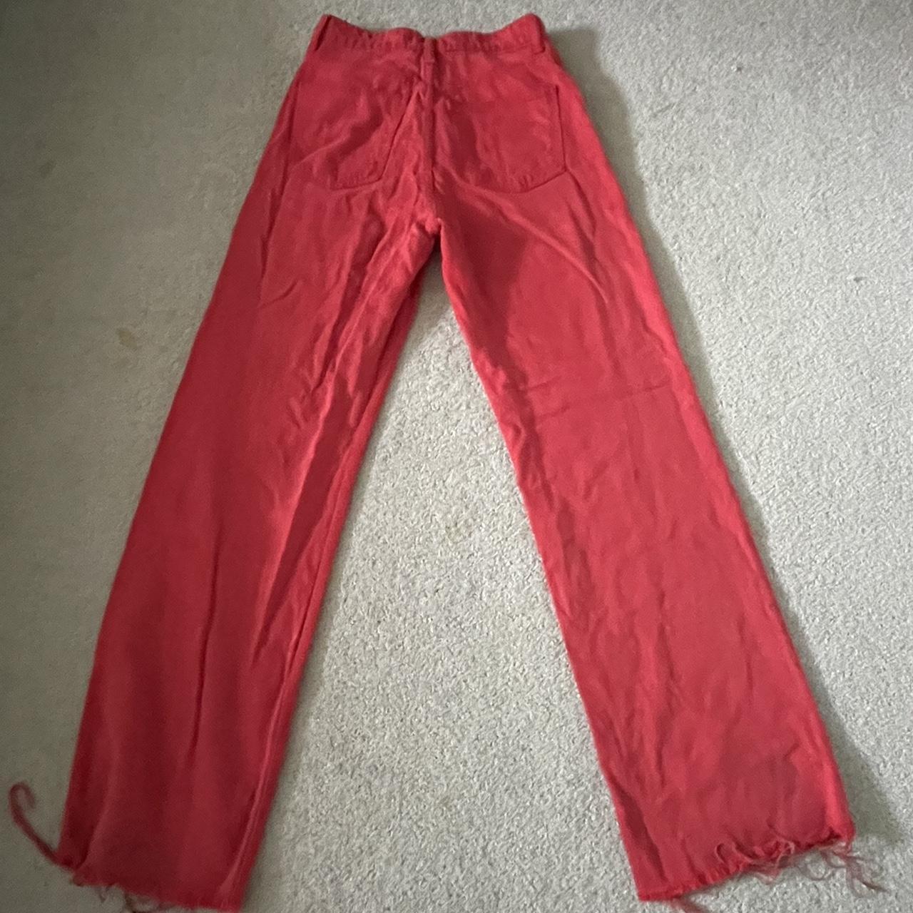 Zara Red Jeans / Hardly worn - Depop