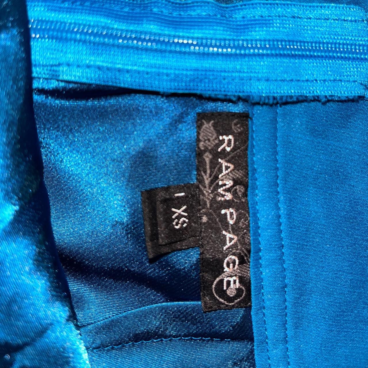 beautiful vintage rampage blue ruffled skirt... - Depop