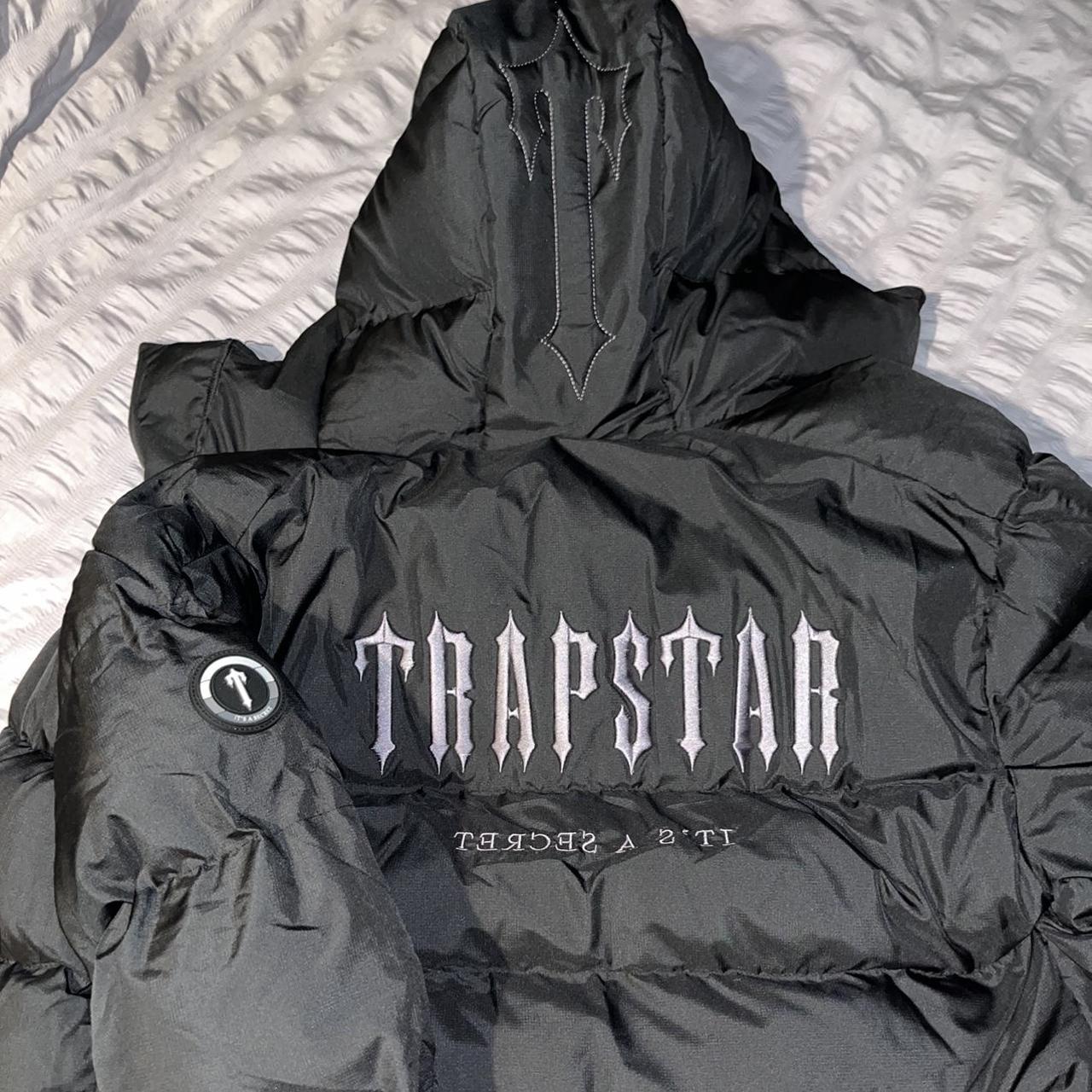 Trapstar 2022 Decoded Hooded Puffer Black - Size -... - Depop