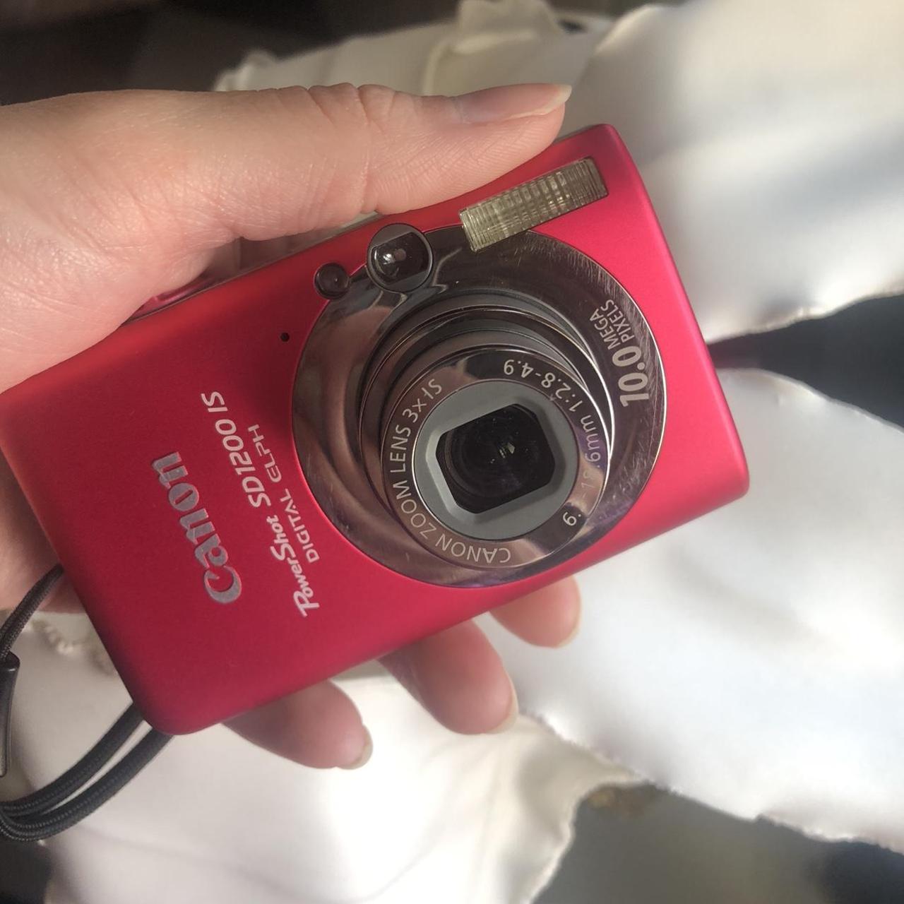 Pink Canon Powershot SD1200 IS Digital... - Depop
