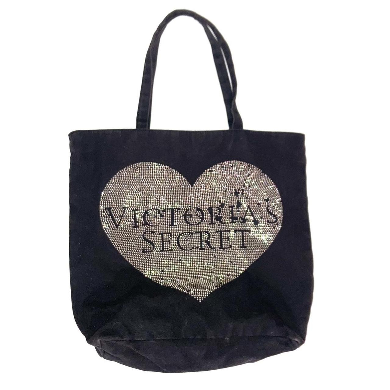 🖤 Vintage 2000’s Victoria’s Secret rhinestone heart... - Depop
