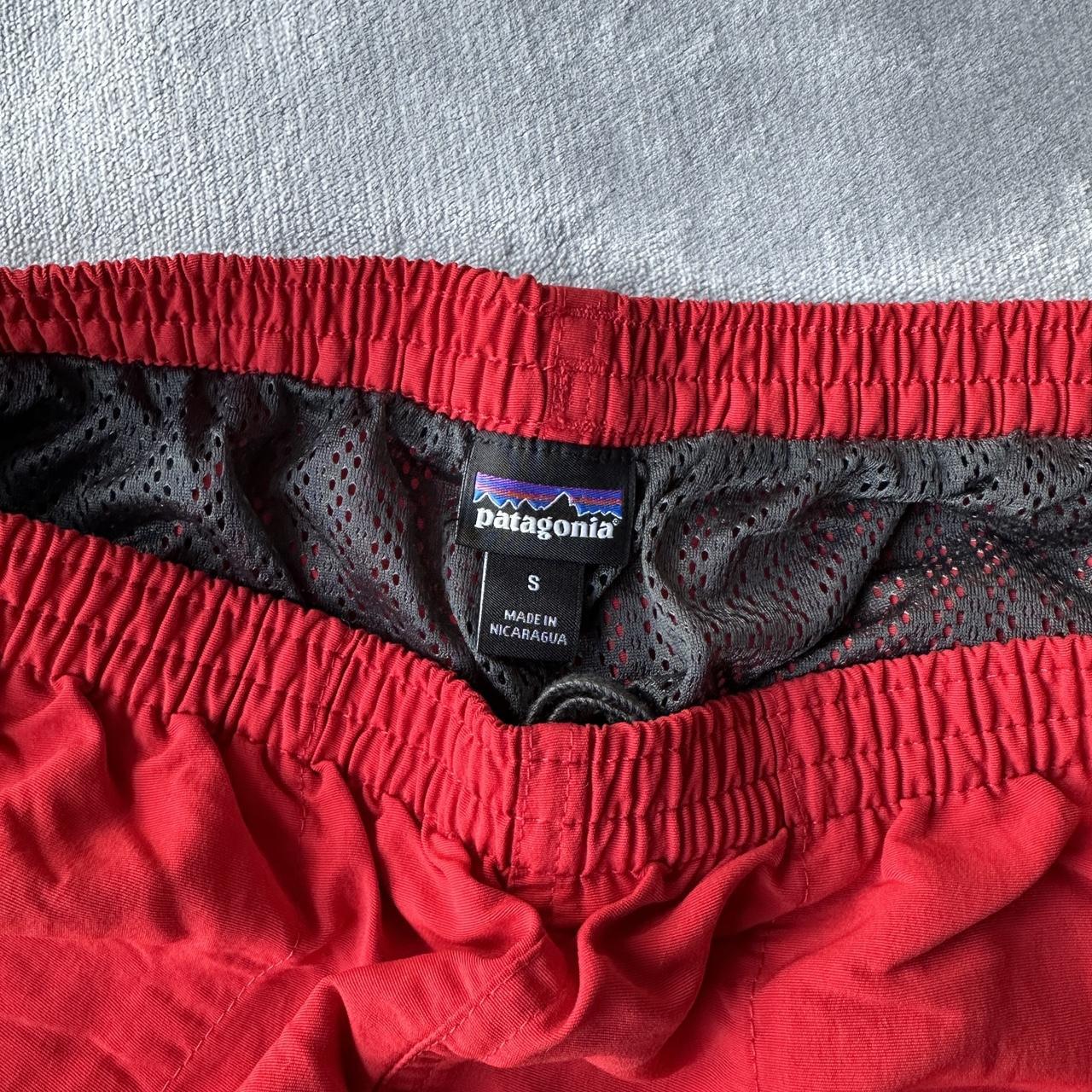 Patagonia Baggies Red Shorts Size Small Excellent... - Depop