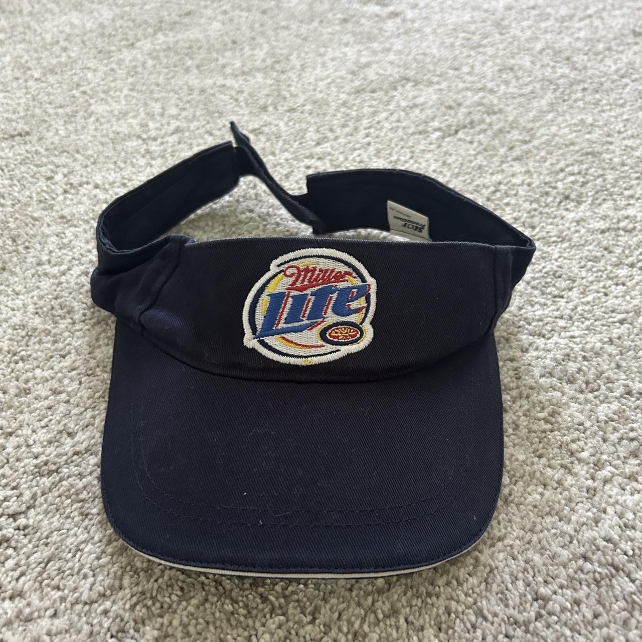 Vintage miller light visor #beer #vintage - Depop