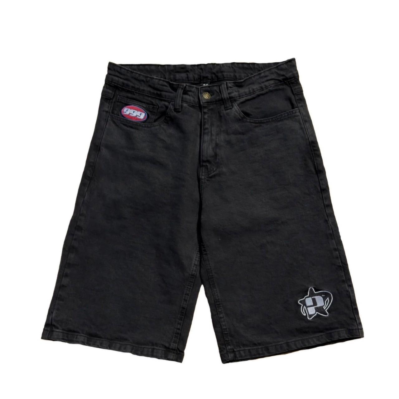 Phase london- 'scrapbook' Jean shorts black Brand... | Depop