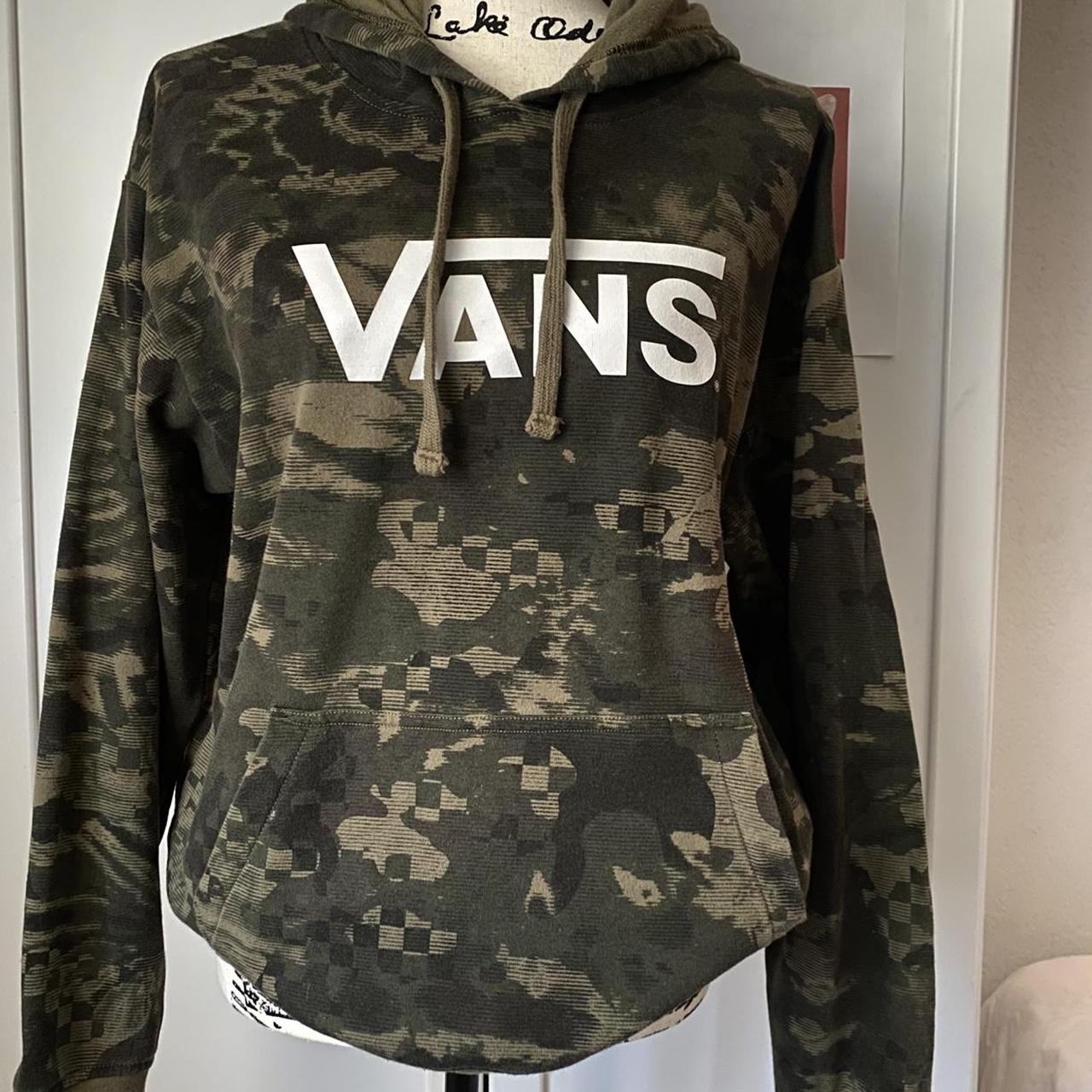 VANZ CAMOUFLAGE HOODIE - Depop