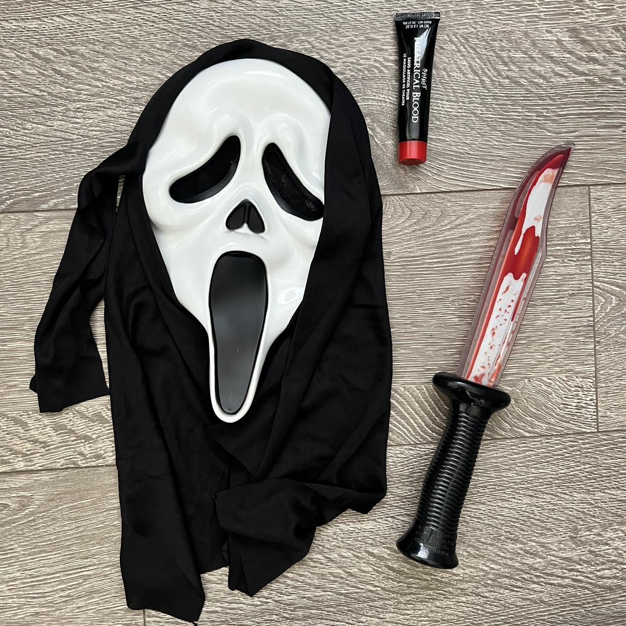 Scream mask Good condition only worn once. - Depop
