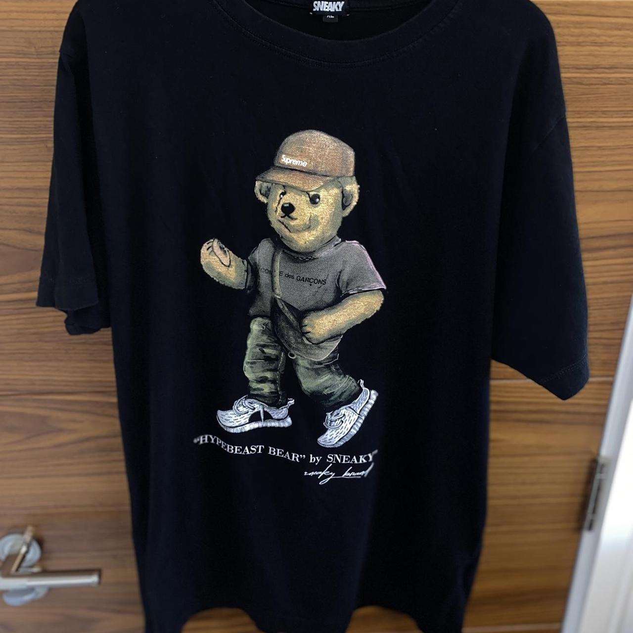 Hypebeast bear t shirt Never worn just kept in... - Depop