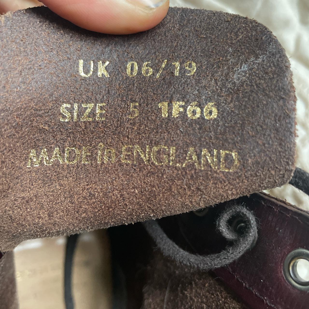 MOST BEAUTIFUL DARK RED DOCS! vintage made in... - Depop