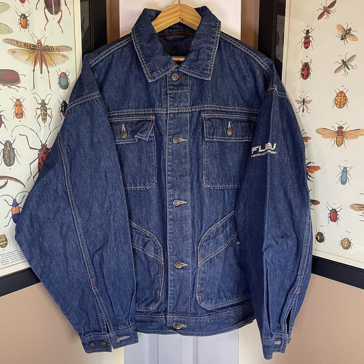 FUBU Men's Navy Jacket | Depop