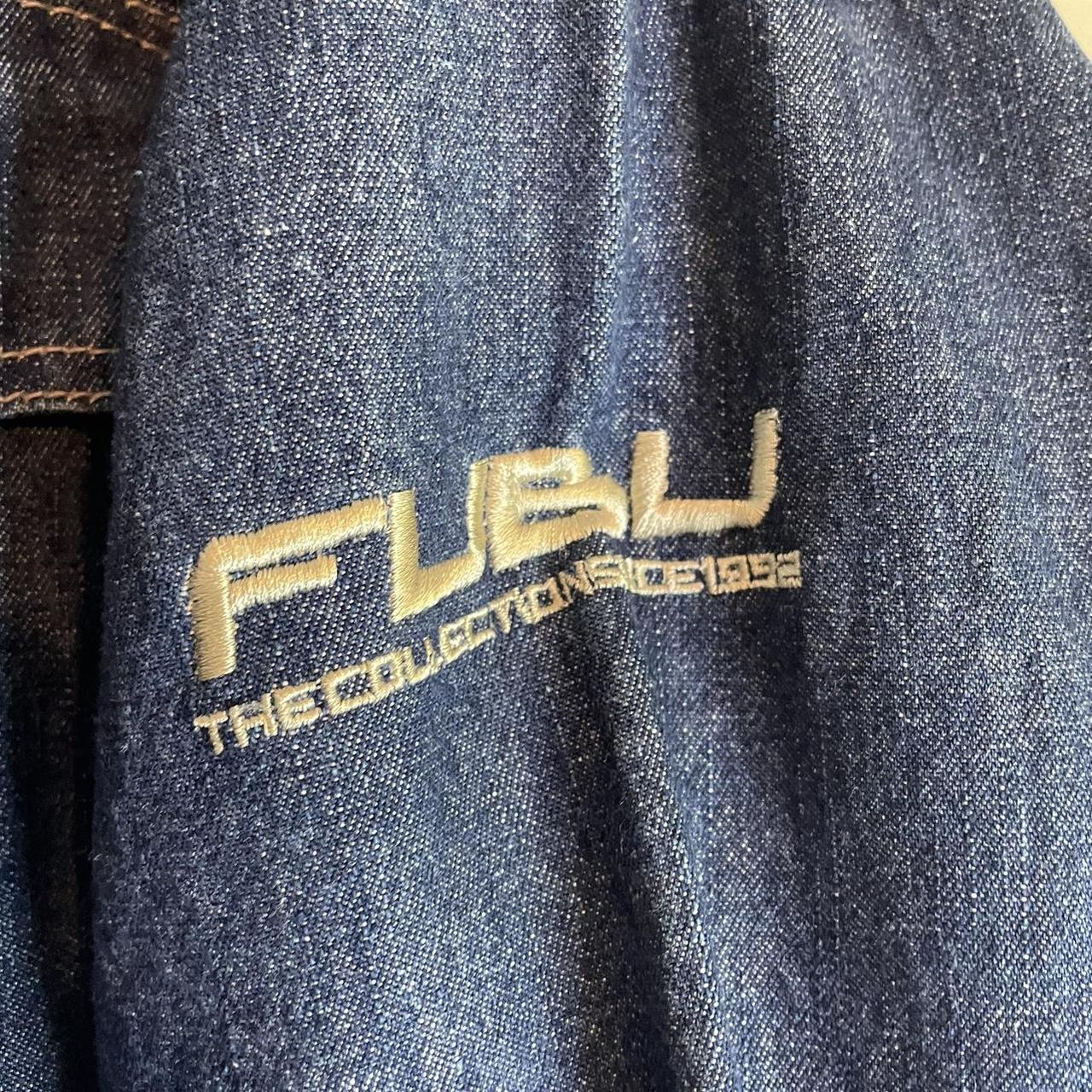 FUBU Men's Navy Jacket | Depop