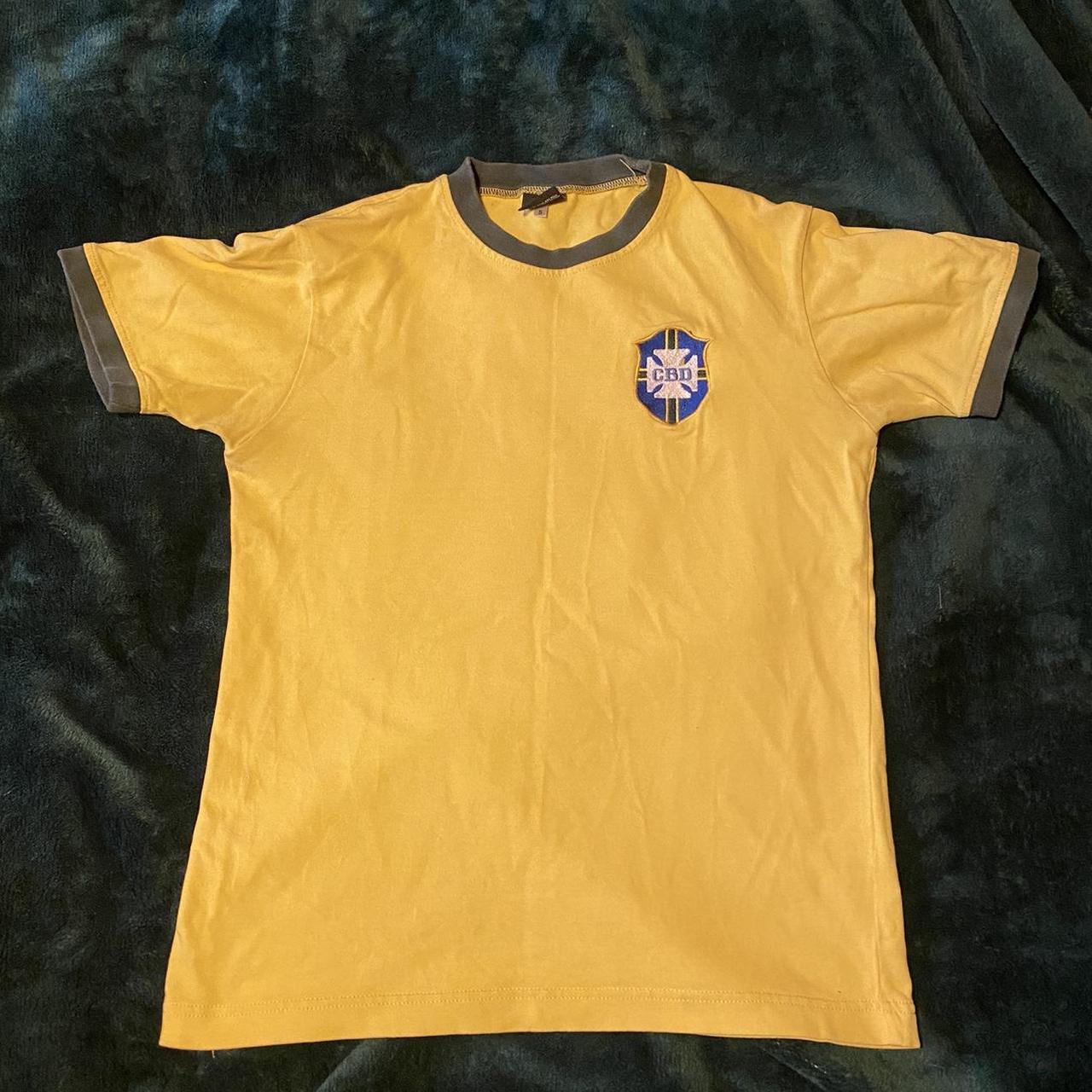 Retro Brazil 1970 shirt, TOFFS handmade in the UK,... - Depop