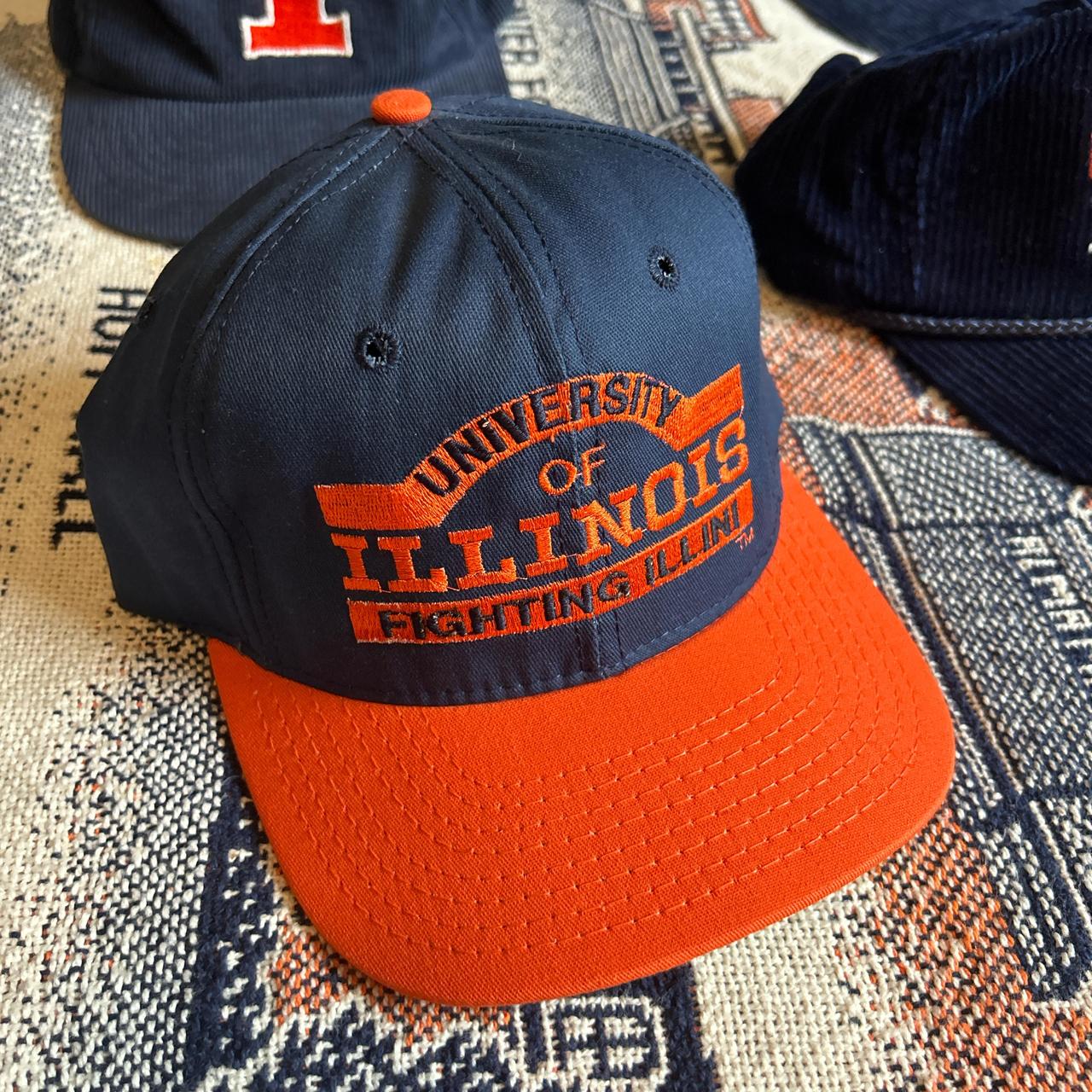 University of Illinois fighting Illini vintage hat - Depop