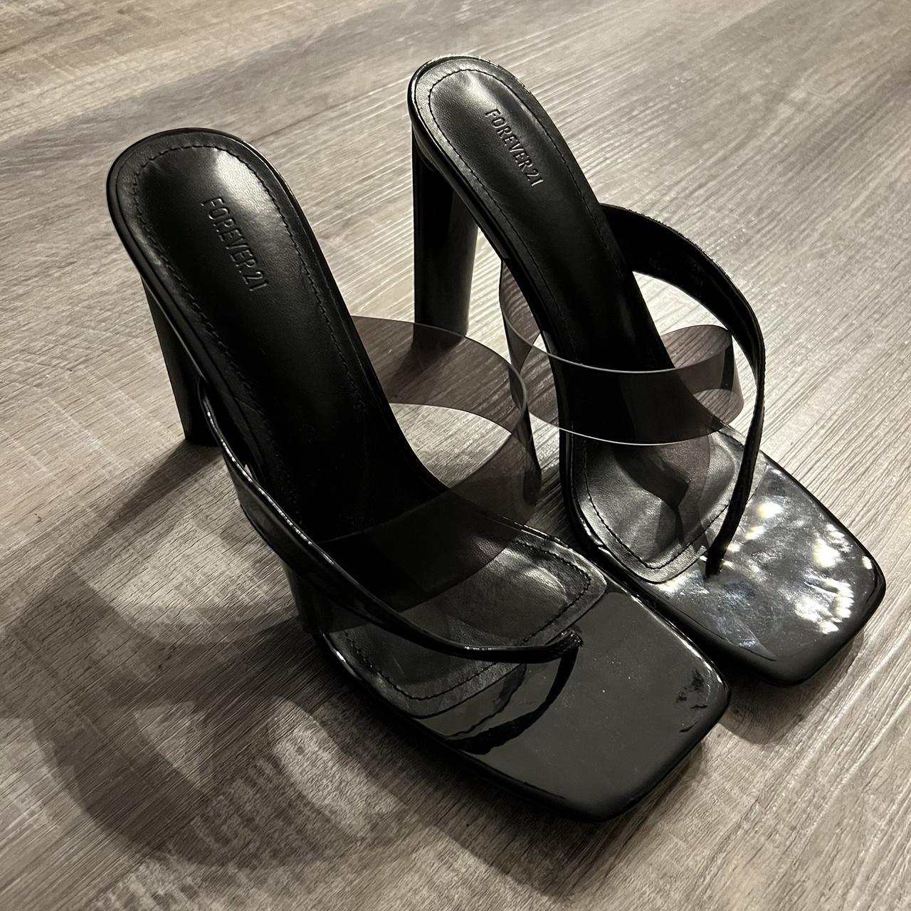 Forever 21 black heels - Depop