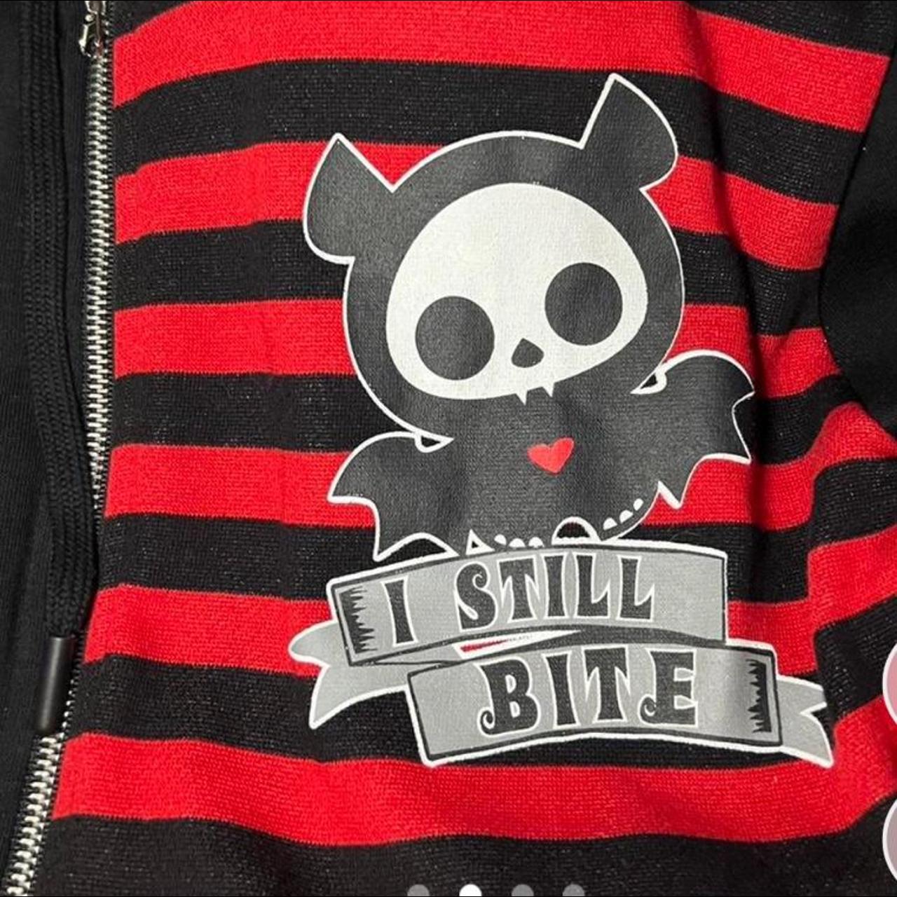 REPOP small I STILL BITE skelanimals hoodie, nothing... - Depop
