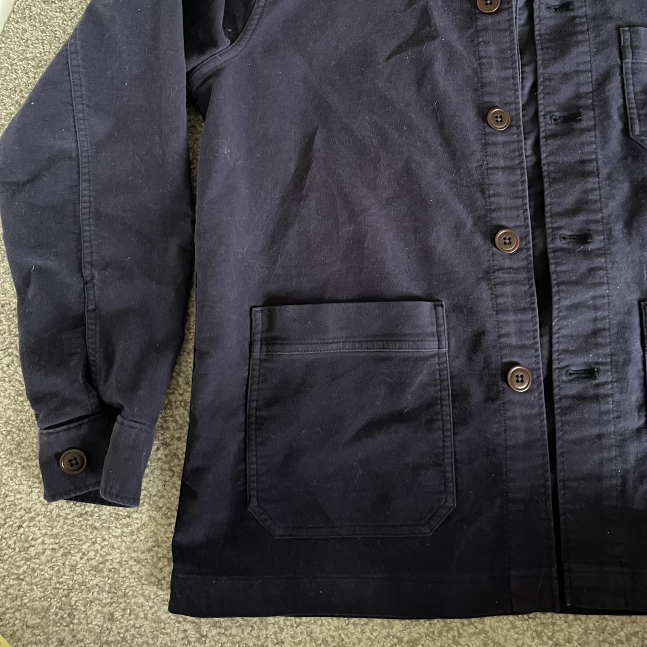 Peter Millar navy chore coat. Size Medium. Worn with... - Depop