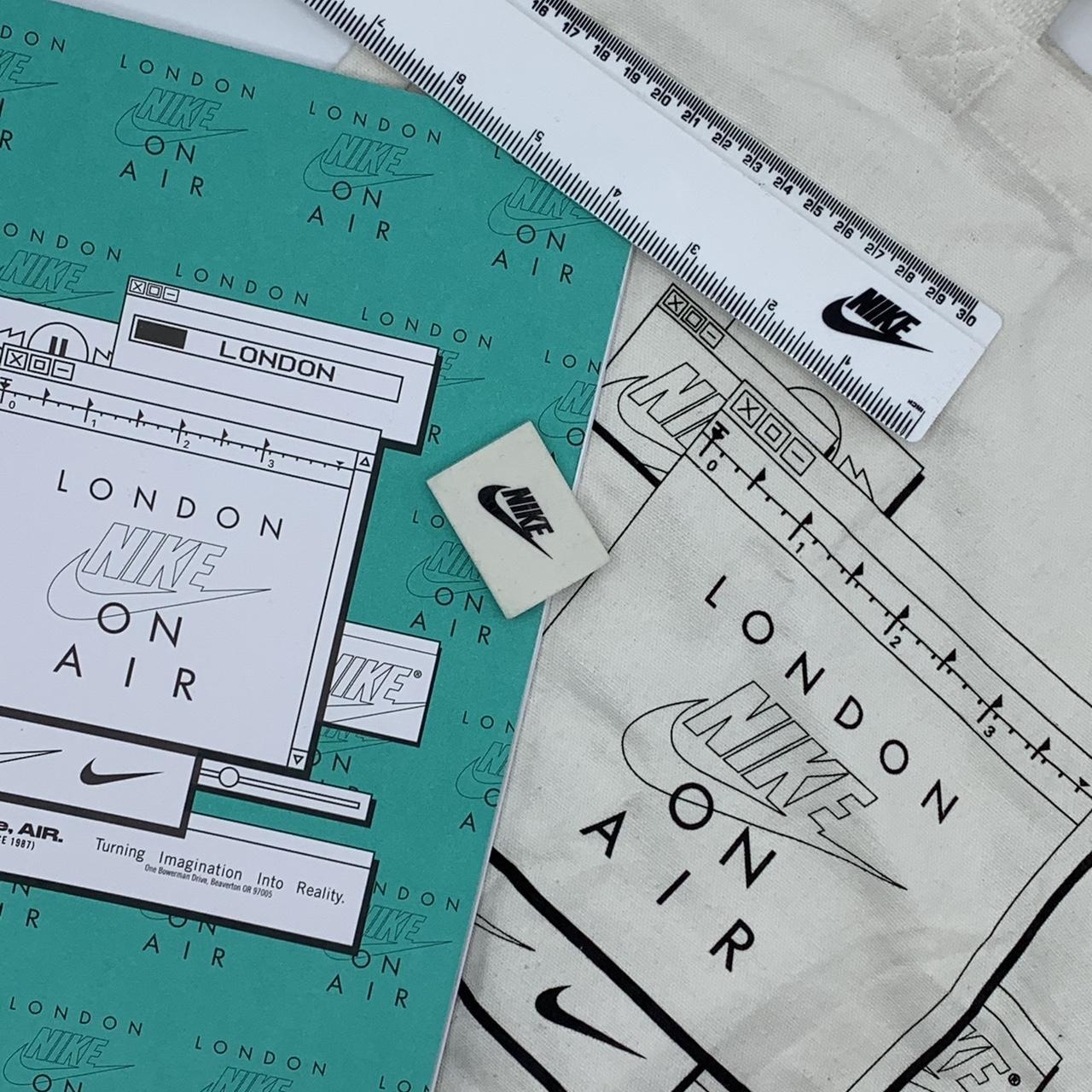 LONDON NIKE ON AIR Tote Bag, USB, Ruler, Rubber,... - Depop