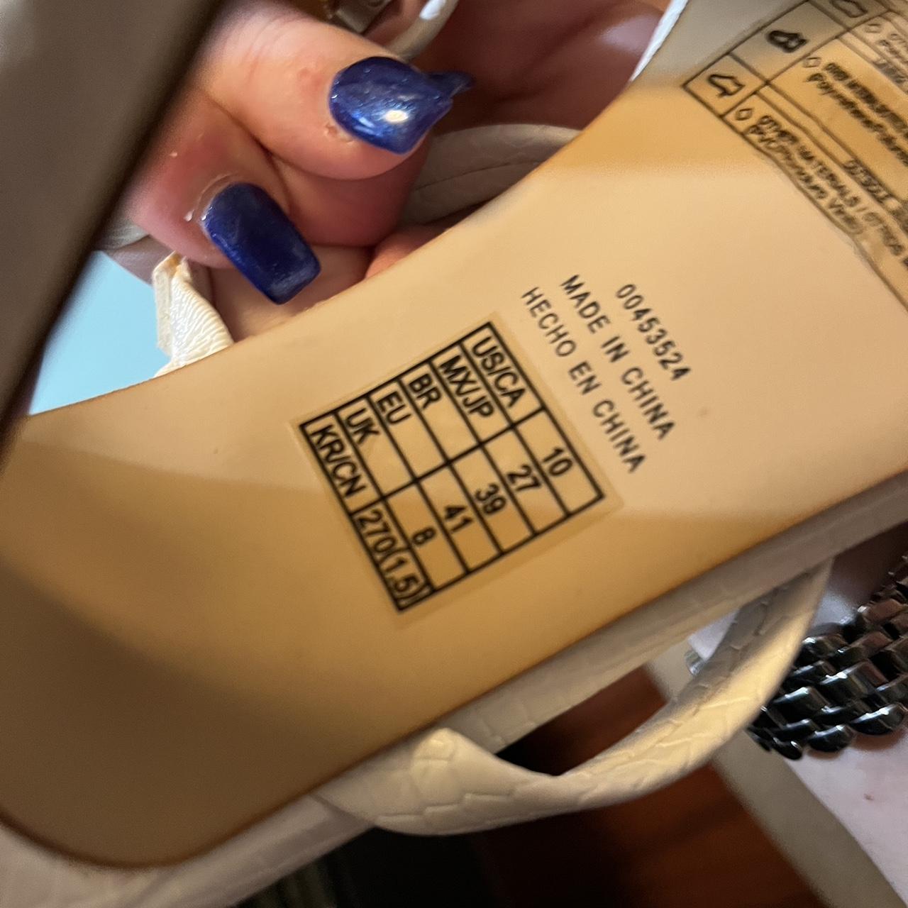 White forever 21 shirt high heels Size 10 fit a 9.5... - Depop