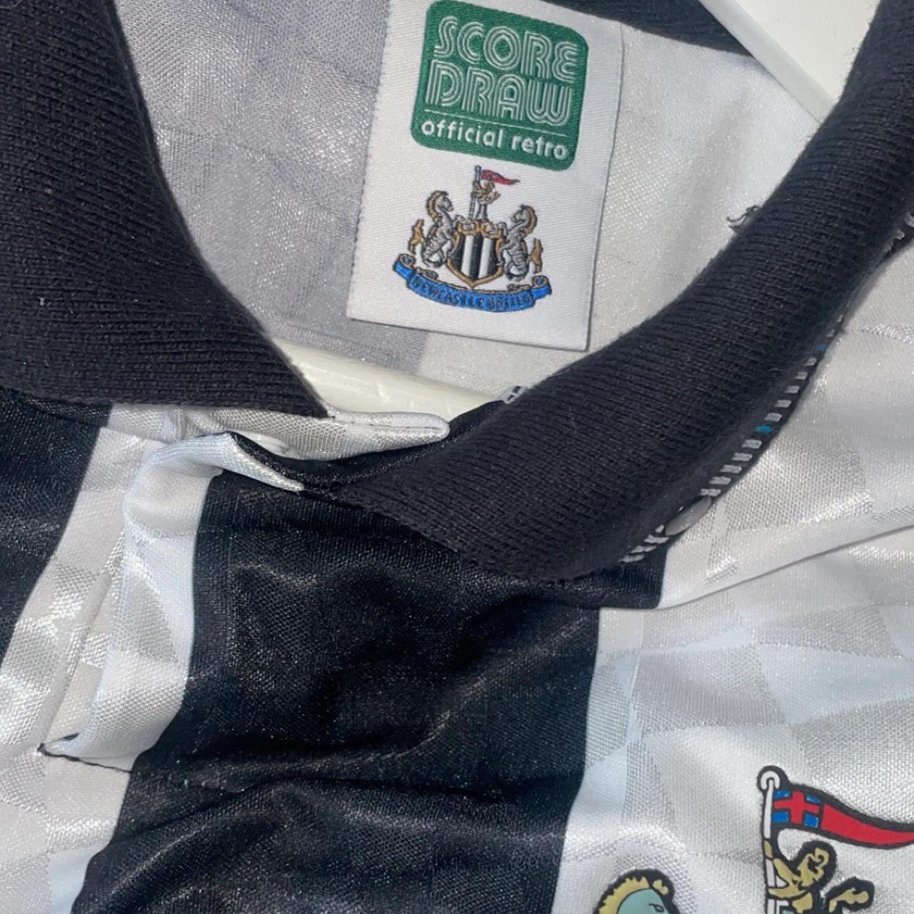 Official Score Draw Newcastle United Retro Kit -... - Depop