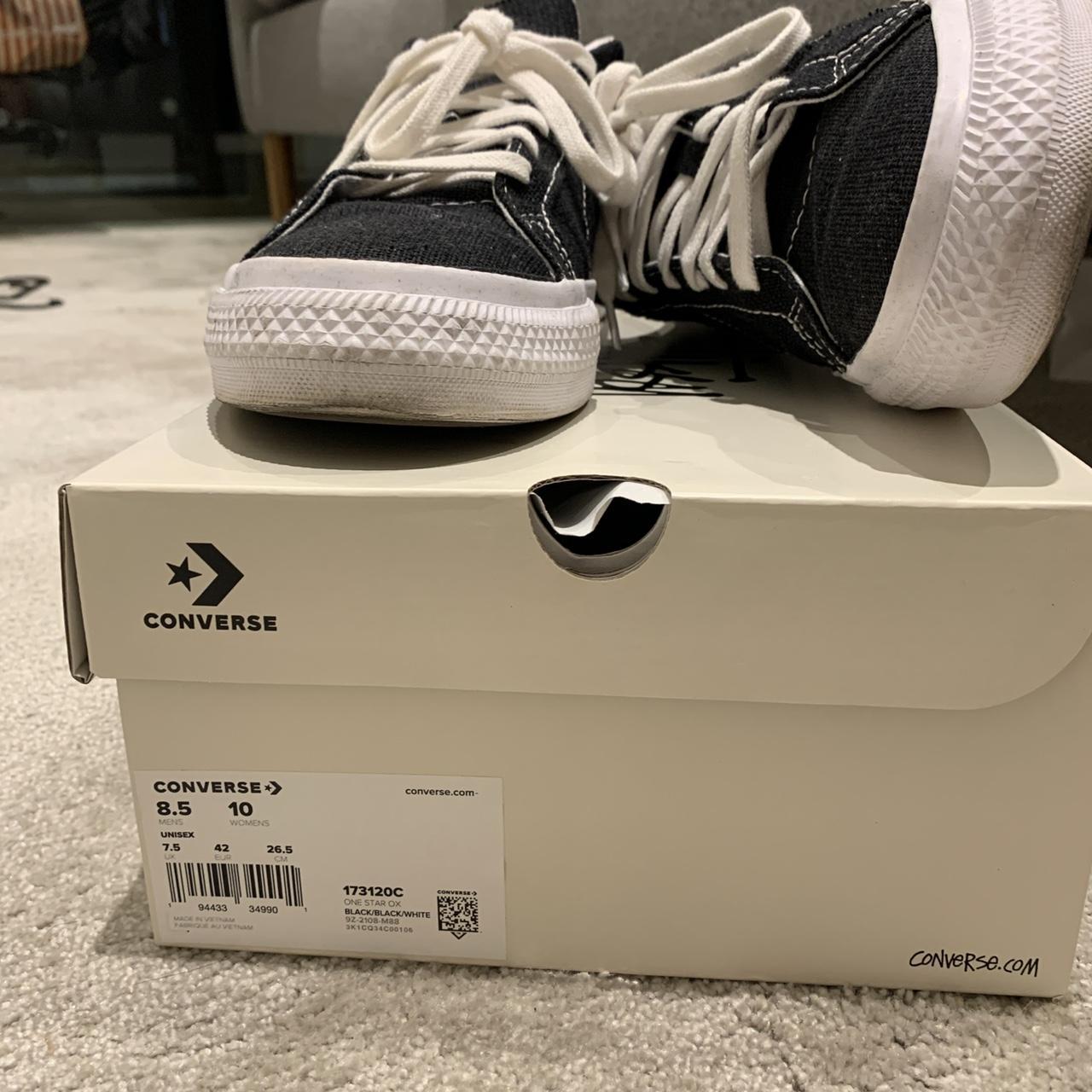 Converse x Stussy one star Size 42, worn twice No... - Depop