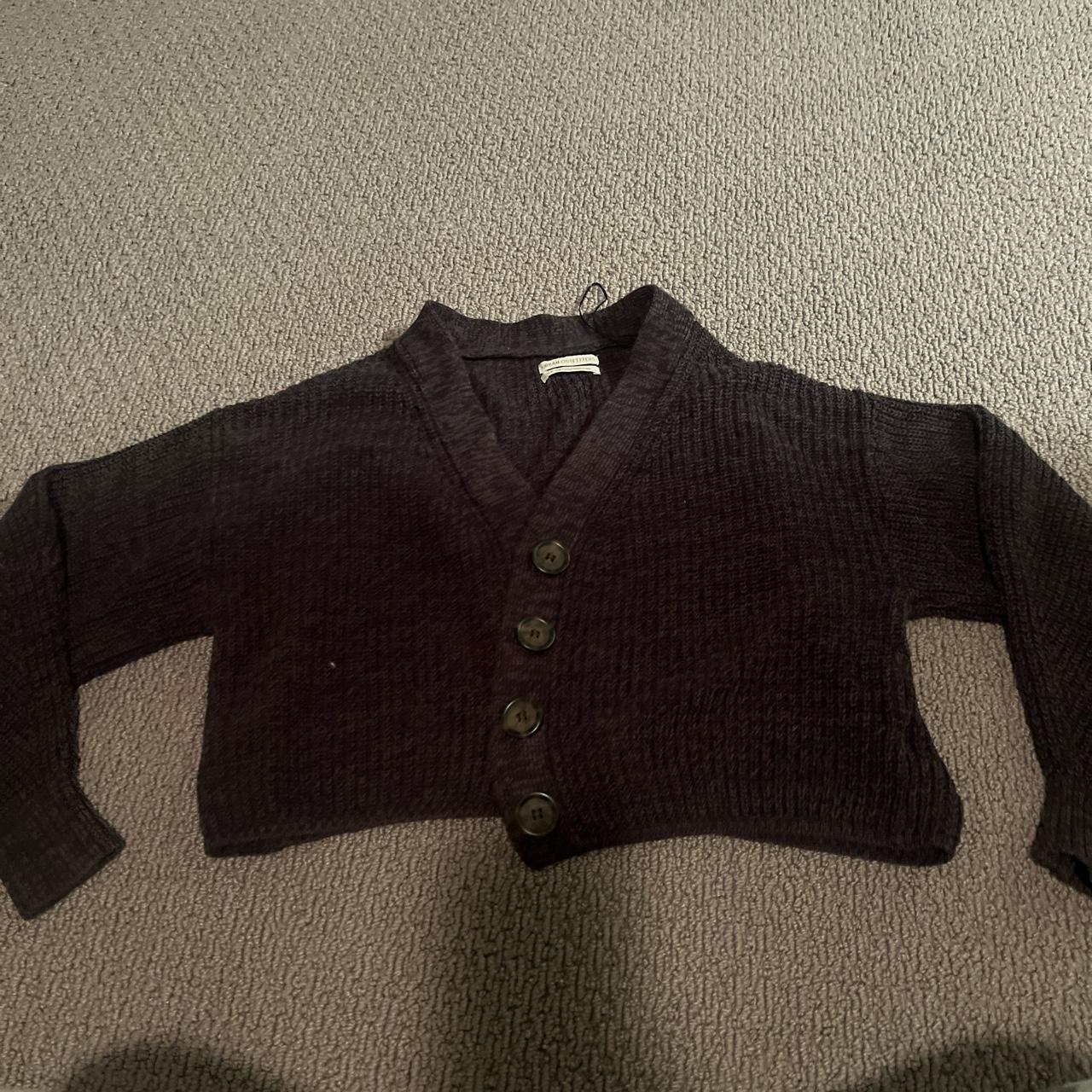 the cutest urban cropped button sweater that is so... - Depop