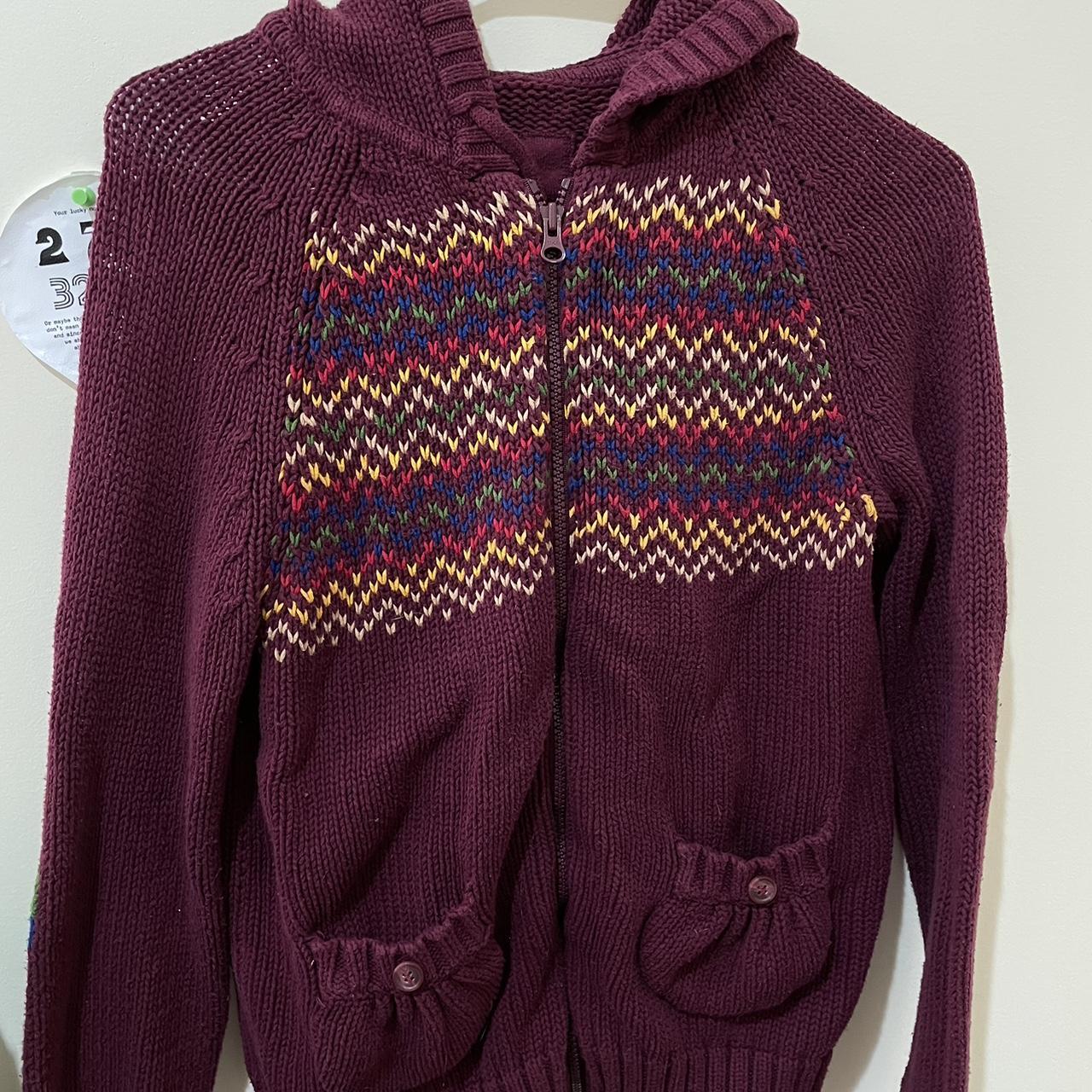 Arizona knitted zip up jacket. Such a cute piece!... - Depop