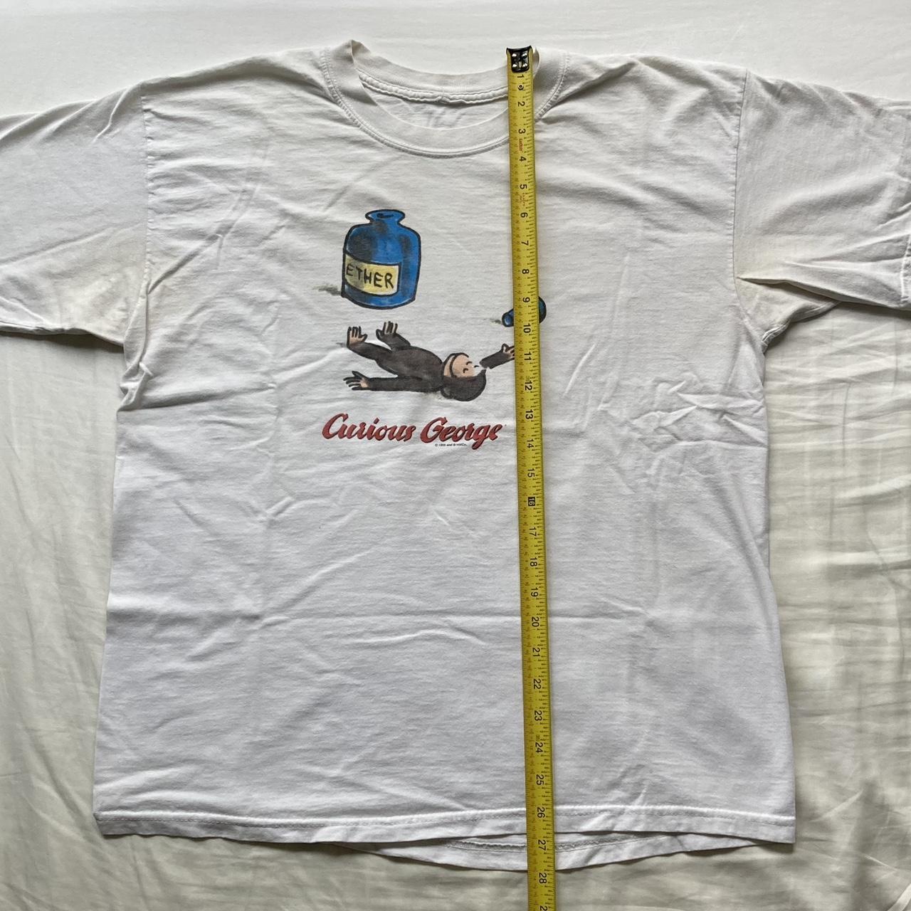 vintage Curious George t shirt super sick graphic,... - Depop
