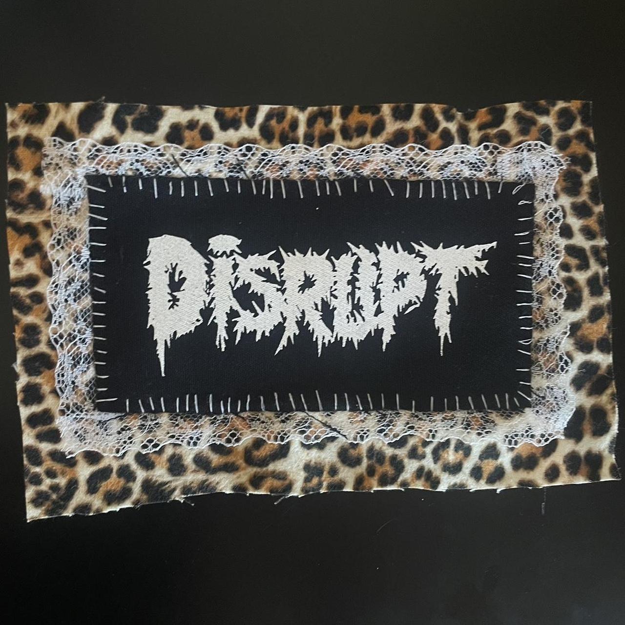 D3ad bunn1 distrupt band punk patch hand sewn to... - Depop