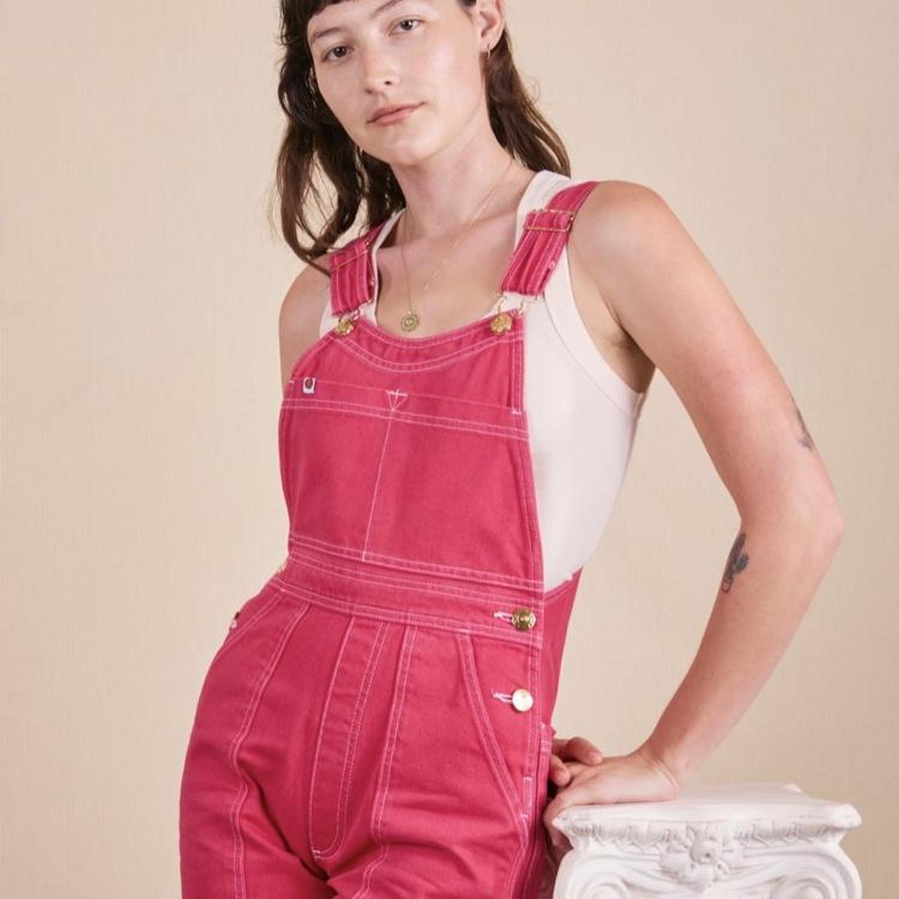 Big Bud Press extra small Hot Pink Overalls, brand... - Depop