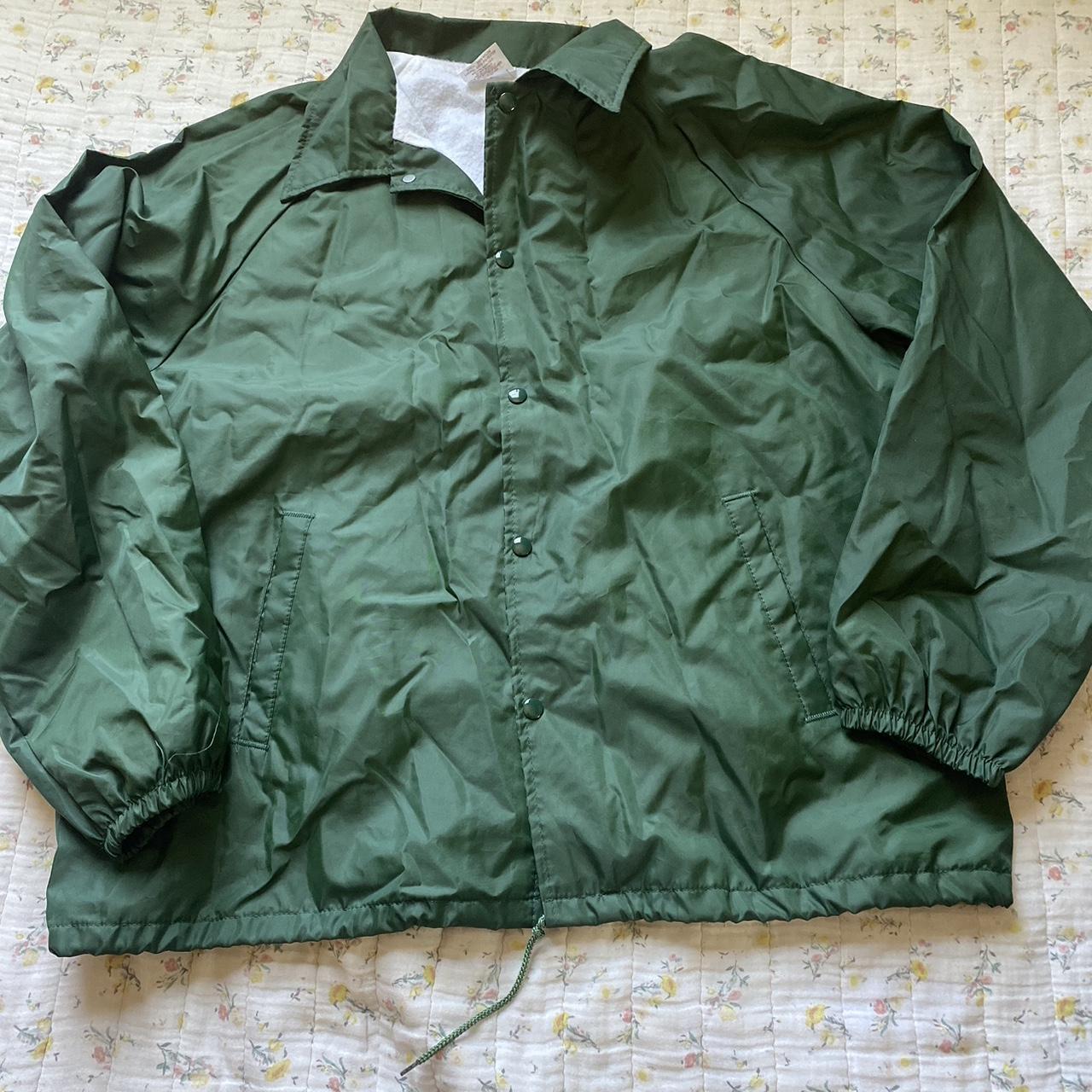 green and yellow jacket, made in usa⭐️ - Depop