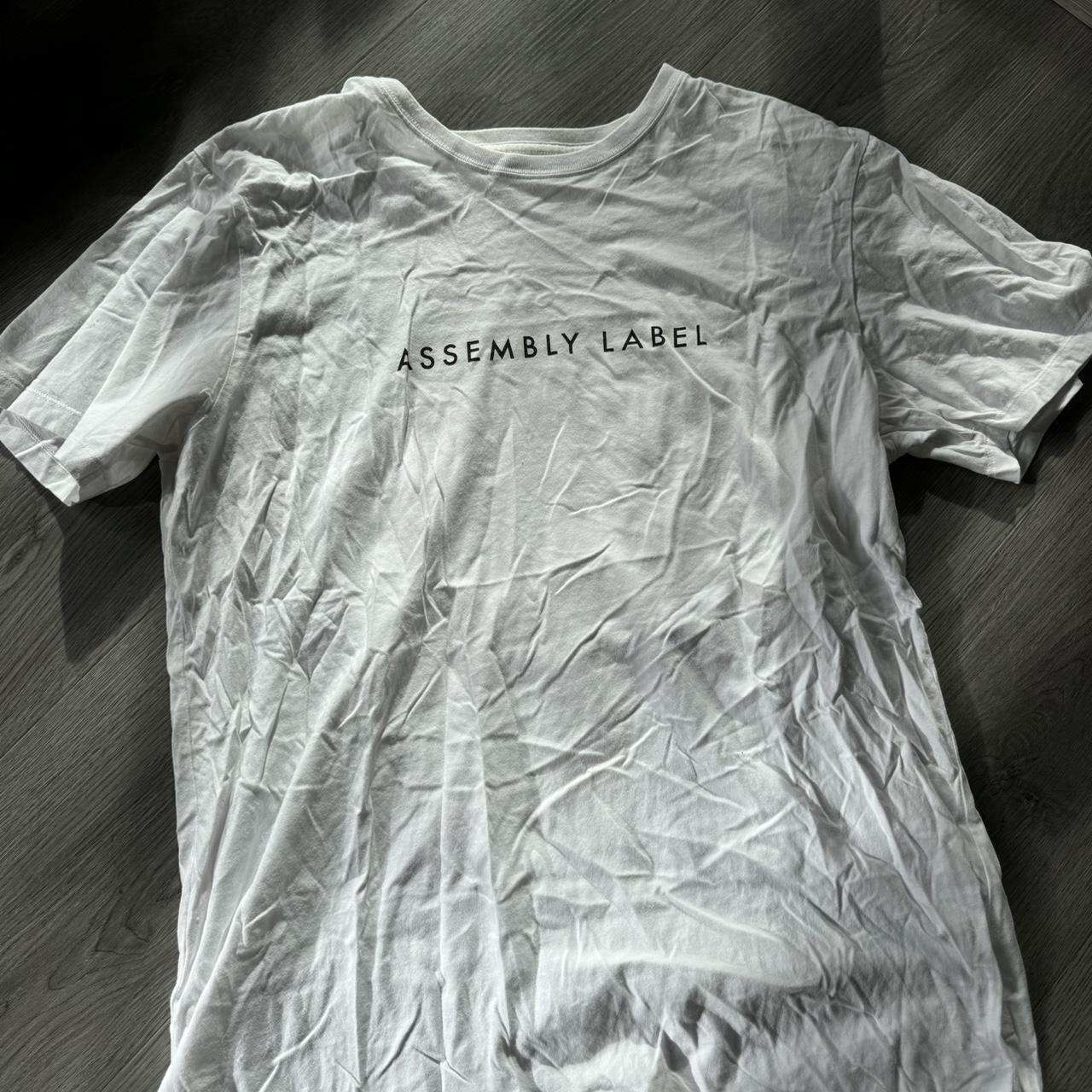 Assembly label tshirt - worn once, still in good... - Depop