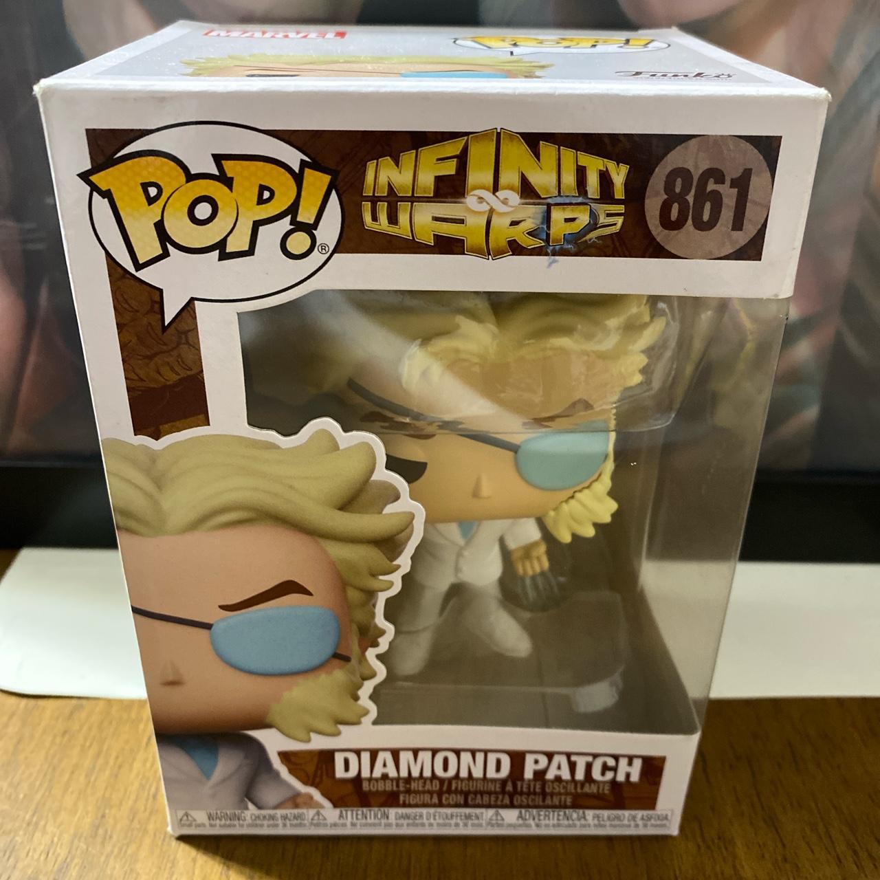 Pop 861 Diamond Patch [Box Condition:Fair] #Marvel... - Depop