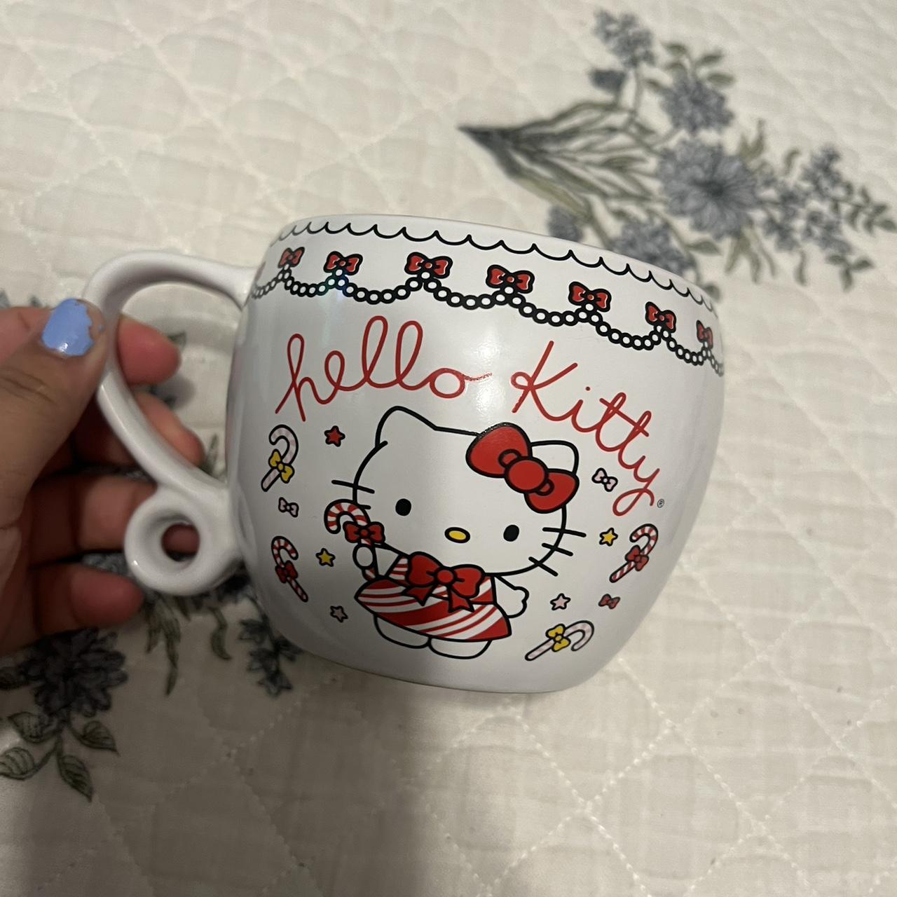 Hello kitty red holiday mug - Depop