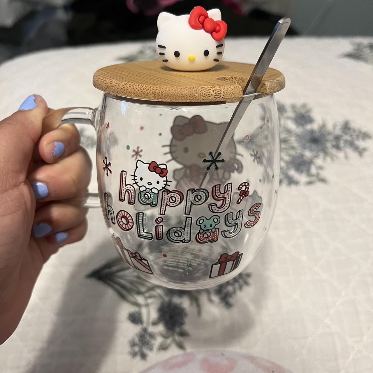 Hello kitty glass cup FOR BUNDLE KYLEE128 - Depop