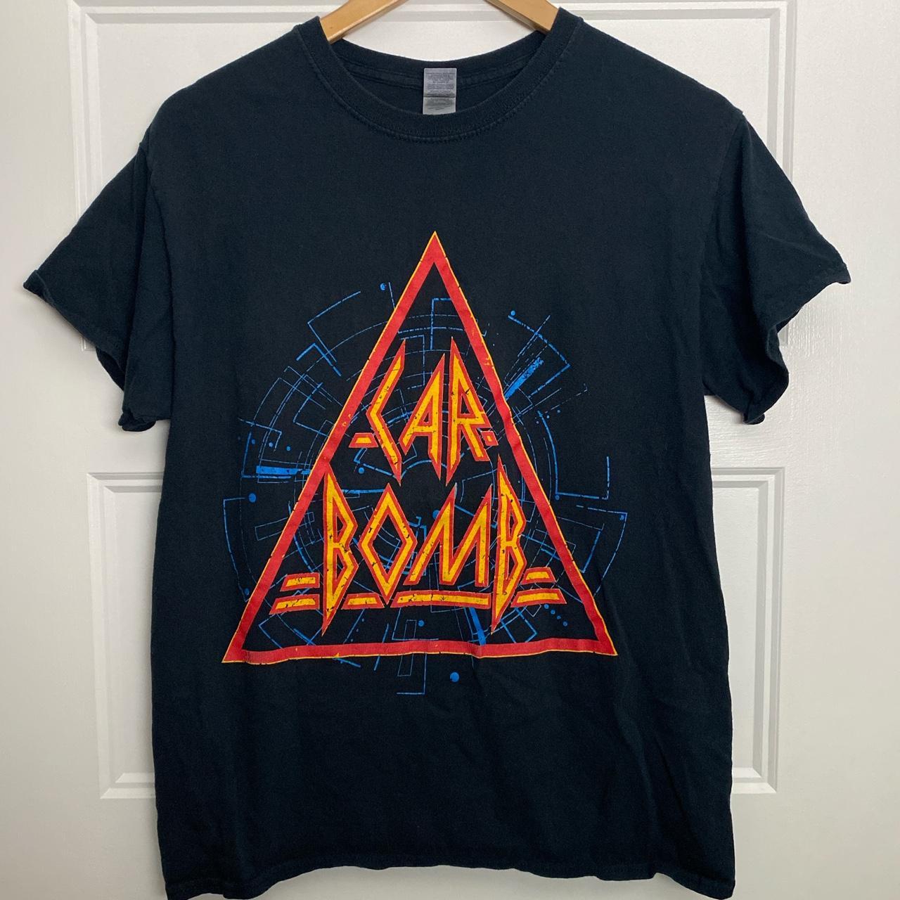 Car Bomb Def Leppard logo shirt. #carbomb #meshuggah... - Depop