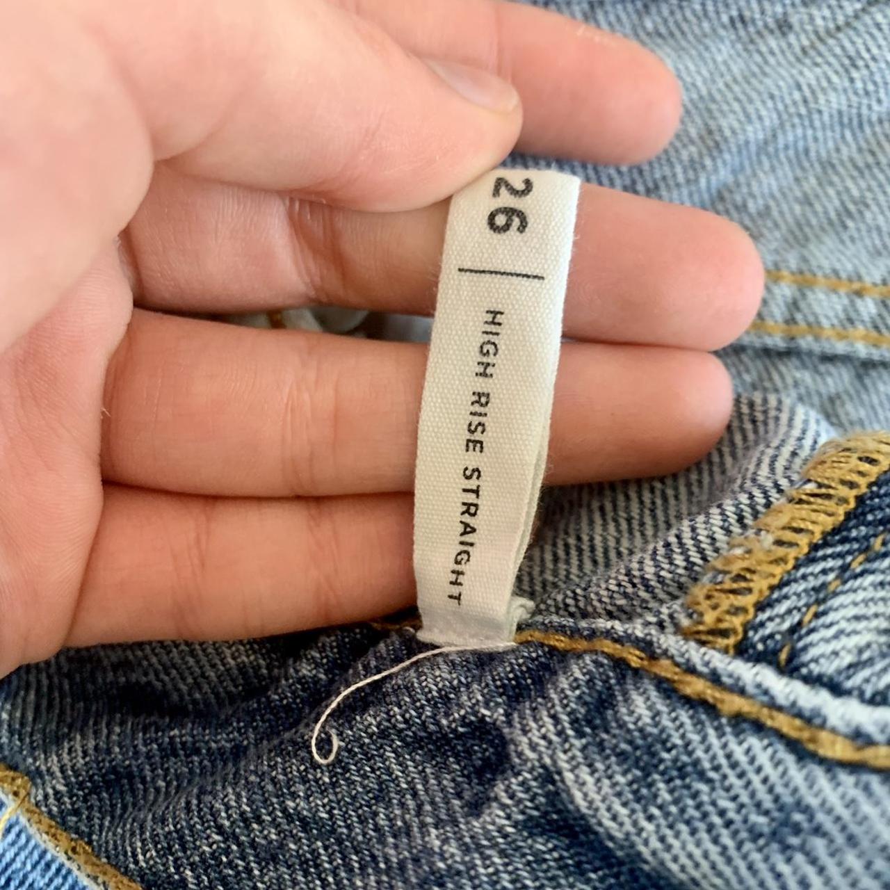 Pacsun high rise straight jeans in a size 26. Super... - Depop