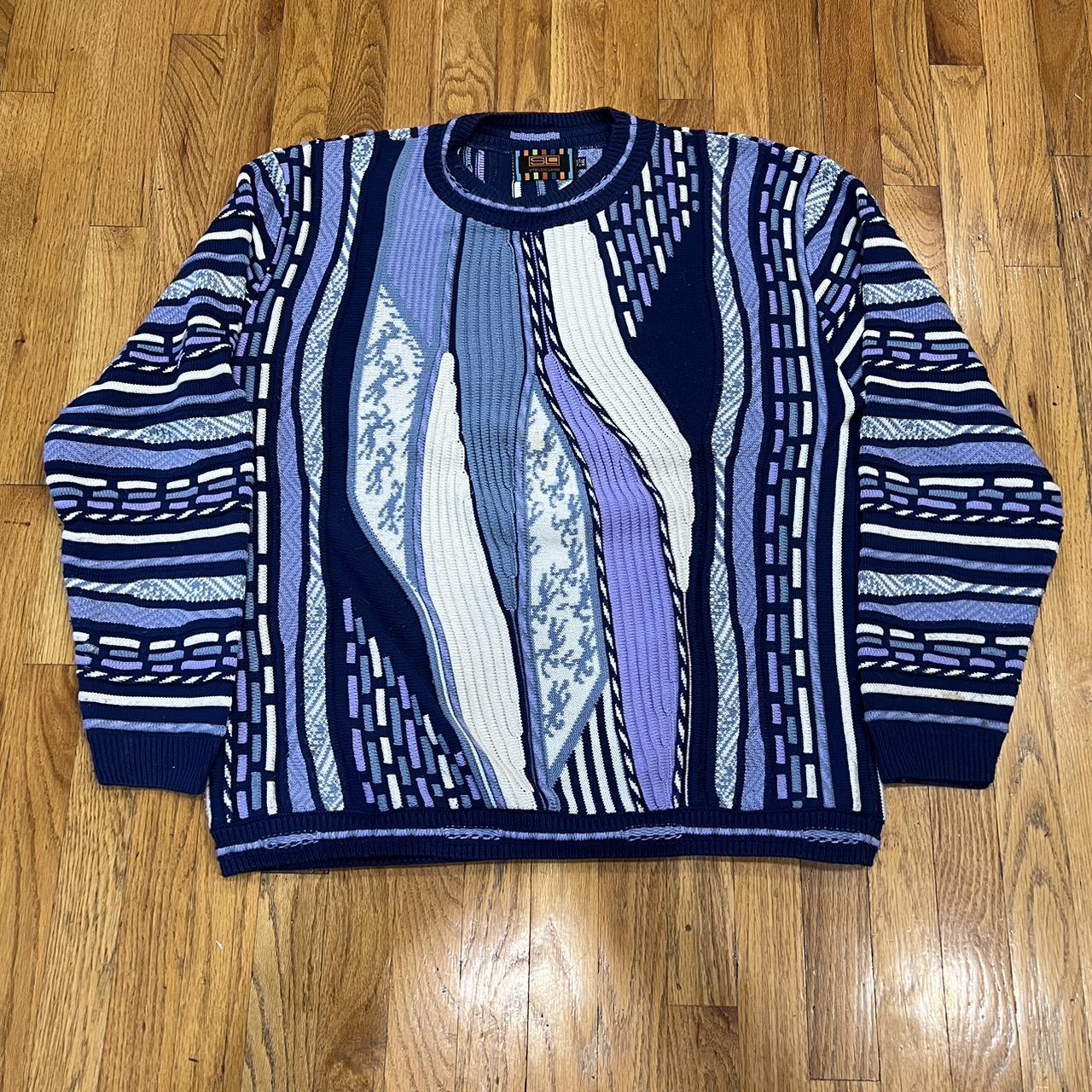 Steven land blue coogi style... - Depop