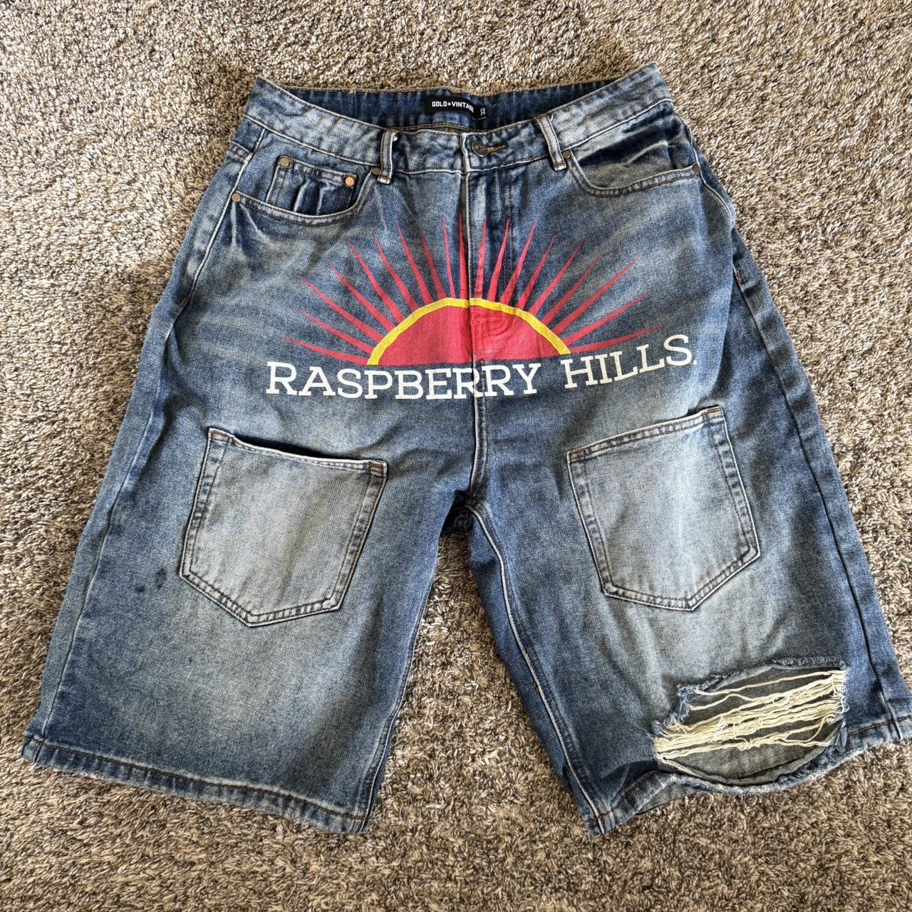 Gv gallery raspberry hills baggy jorts Size 32 | Depop