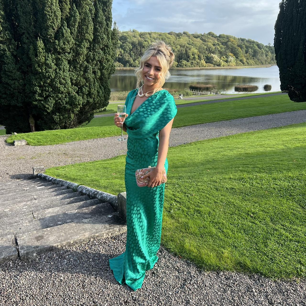 Rat and Boa Odessa Dress in Green Size XXS Worn once... - Depop