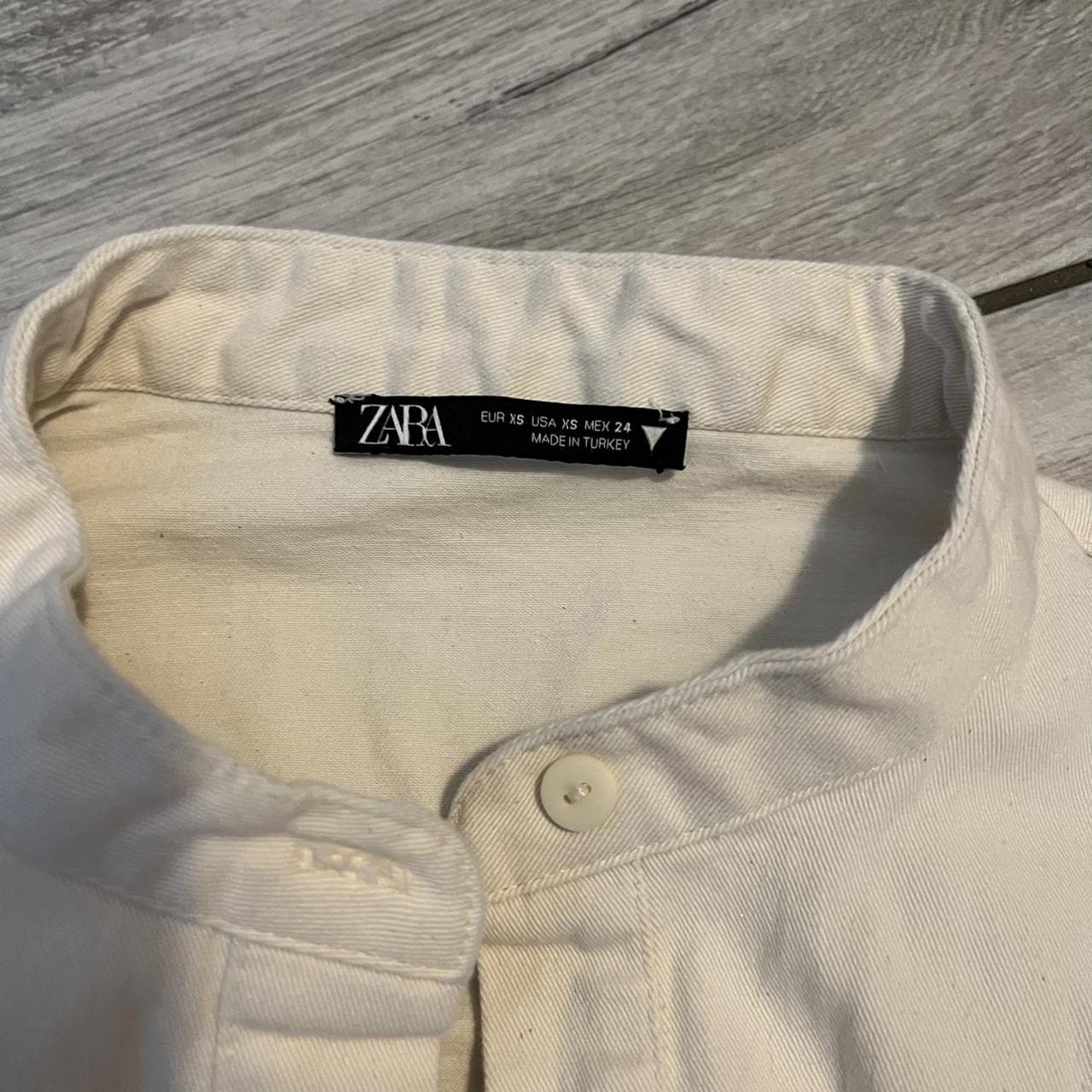 Zara cream dress Brand new (no tags) Size XS... - Depop