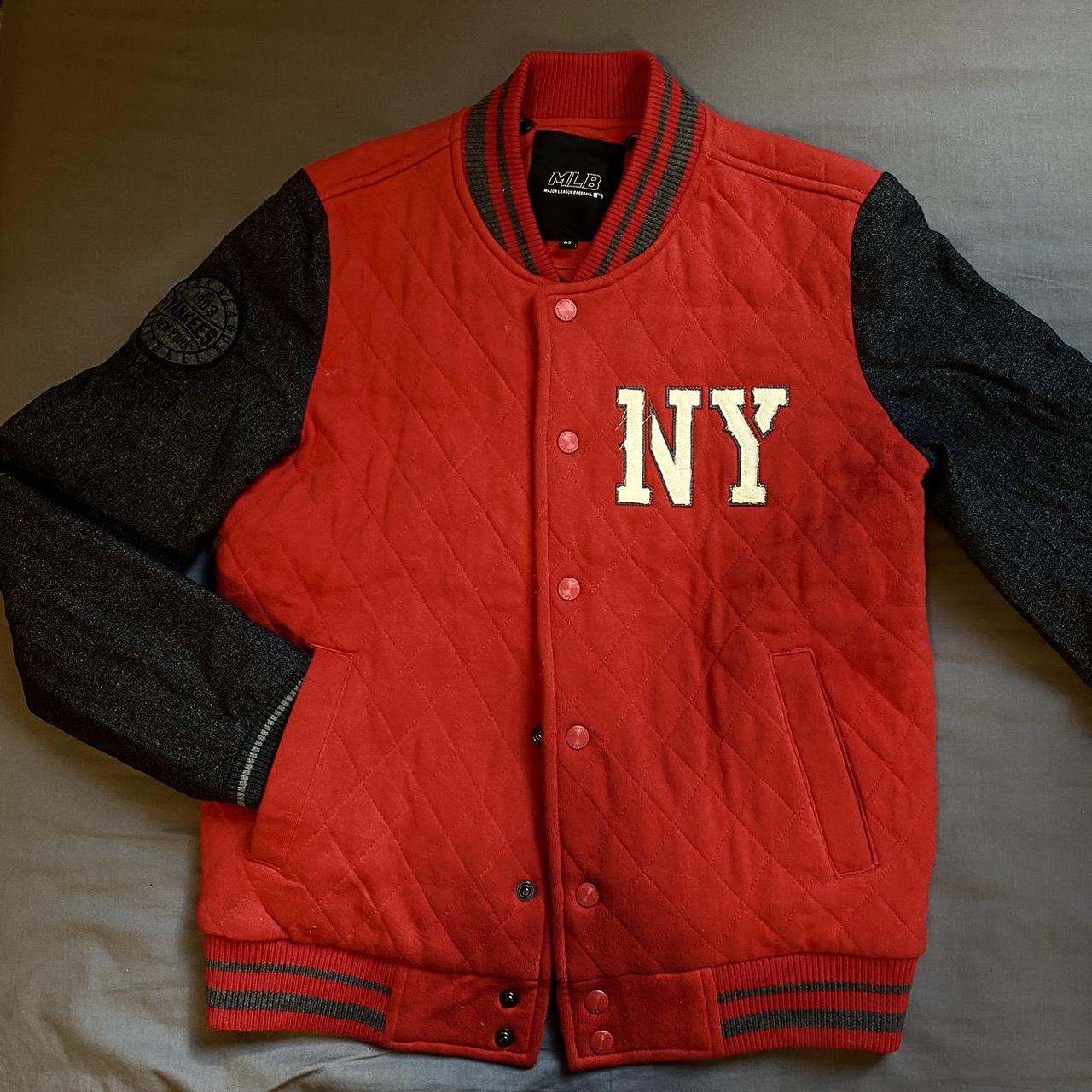 Women's Red and Grey Jacket | Depop