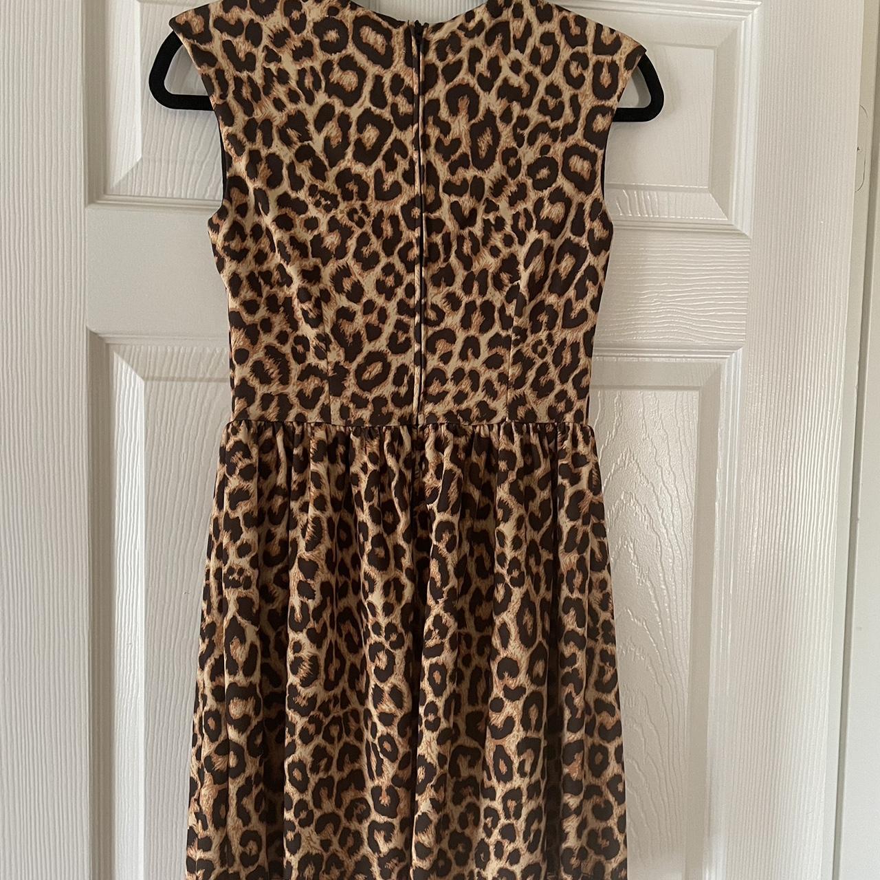 ASOS leopard print skater dress size 6 - Depop