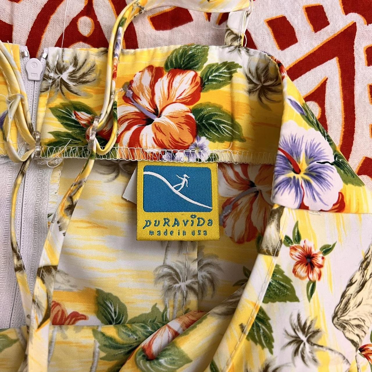Beautiful Vintage 90s Hawaiian Floral Print Cami Depop