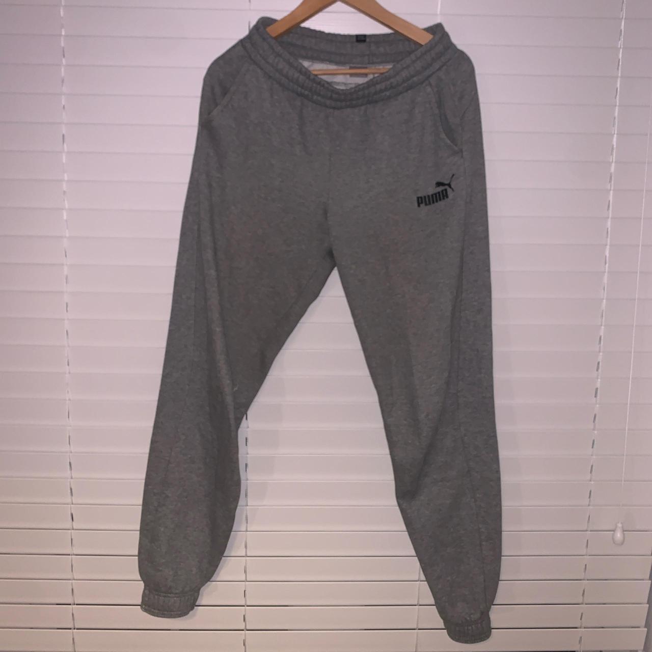 Grey Puma Joggers £18.00 ono Size... - Depop
