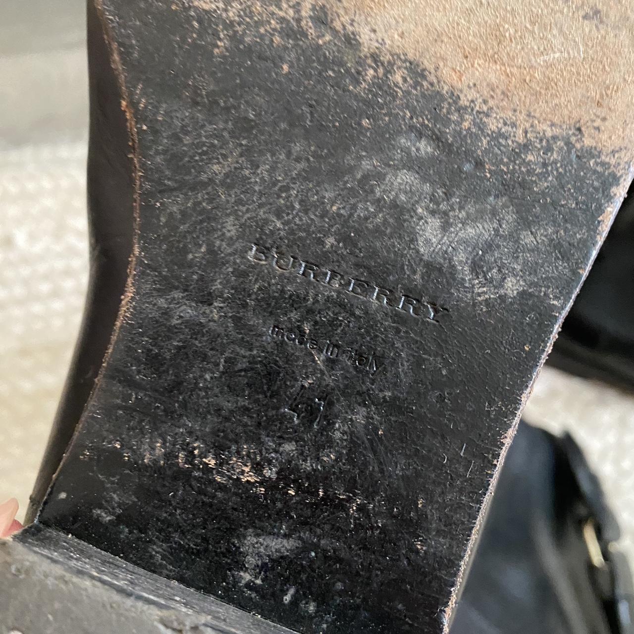 Burberry size 41 equestrian-esque knee high boots... - Depop