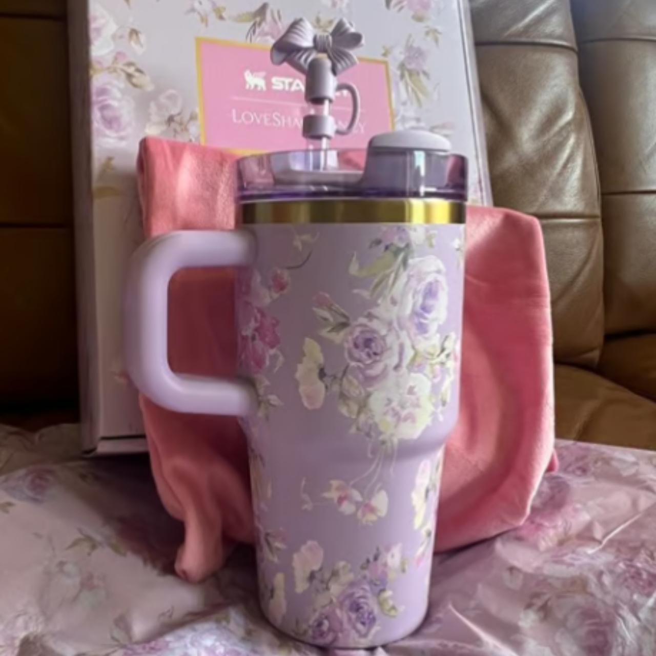 Love Shack Fancy Stanley 20 oz. Quencher, Happy... - Depop