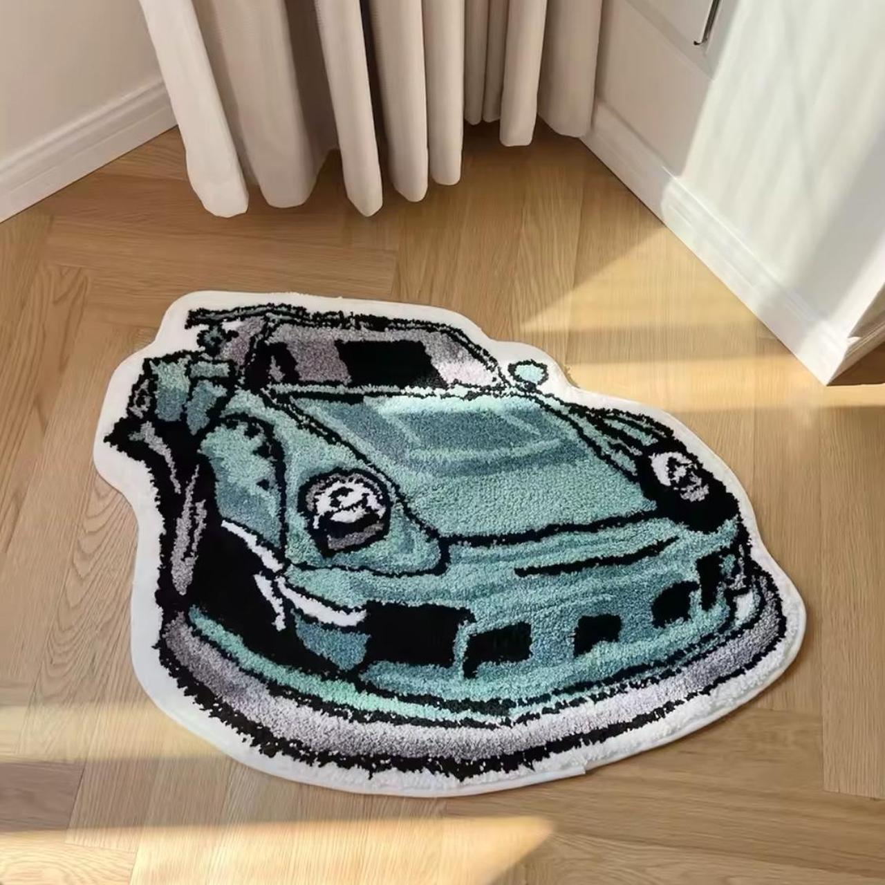 porsche 911 tufted rug | Depop