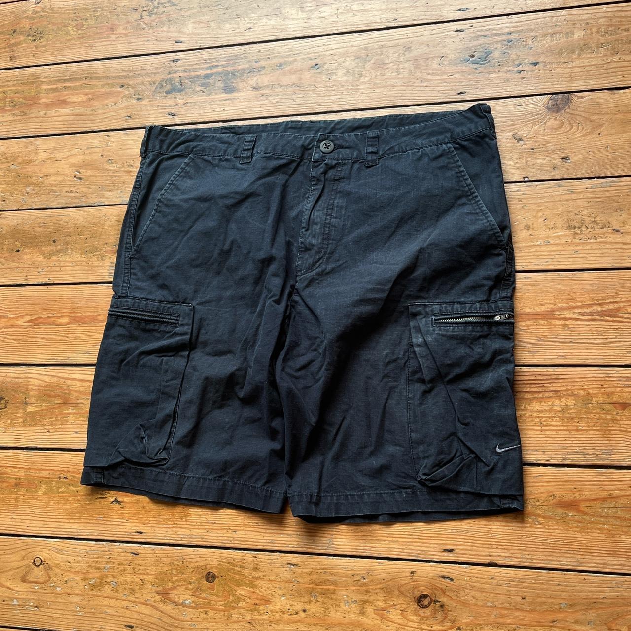 Super sick vintage baggy nike ripstop cargo shorts... - Depop