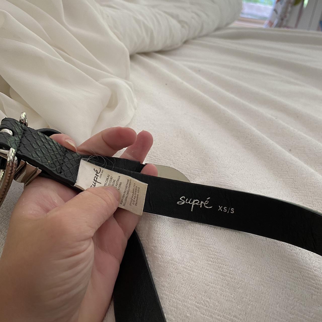 Supre 🫶🏻 western buckle belt worn a few times so cute... - Depop