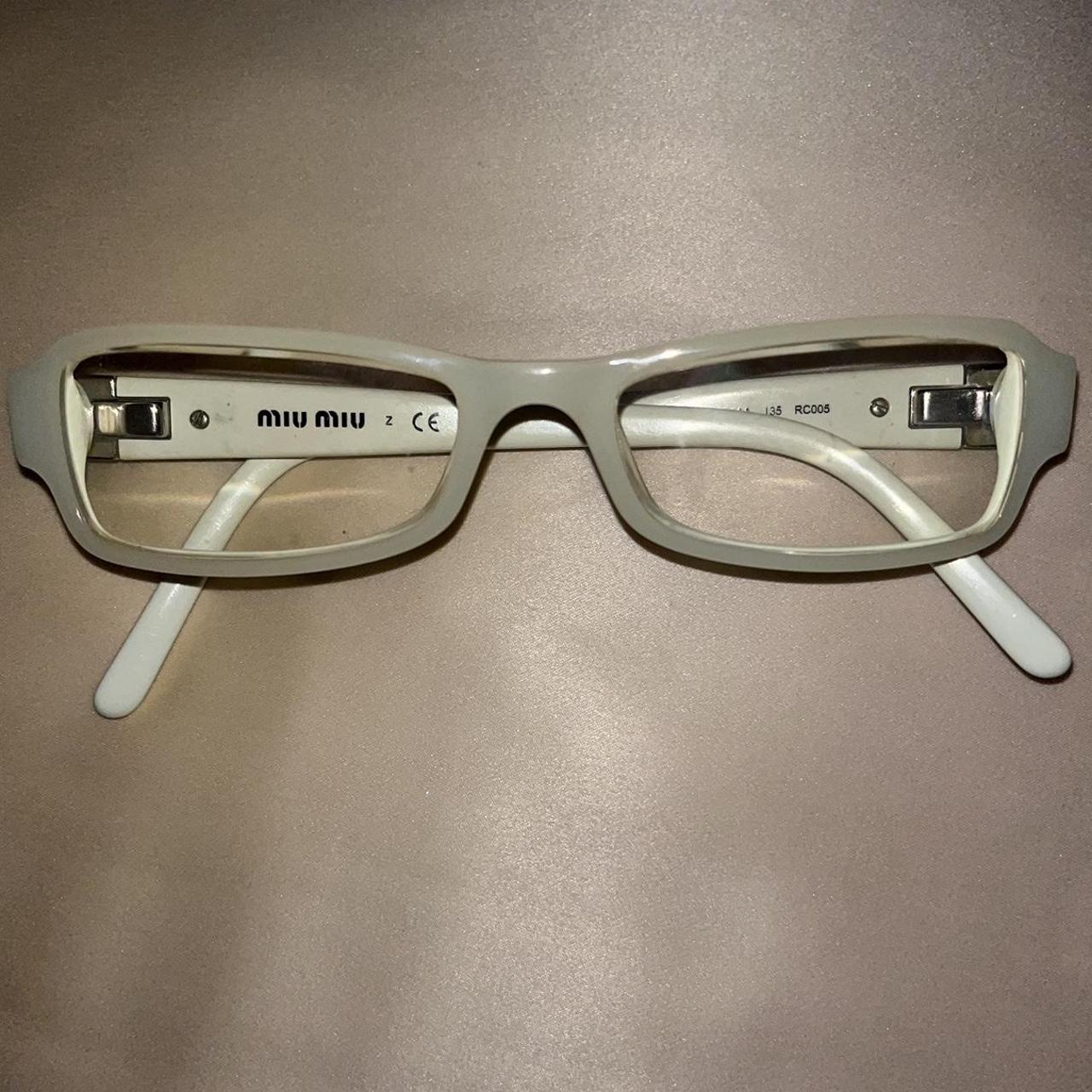 90s miu miu reading glasses. bayonetta mf mother dweeb - Depop